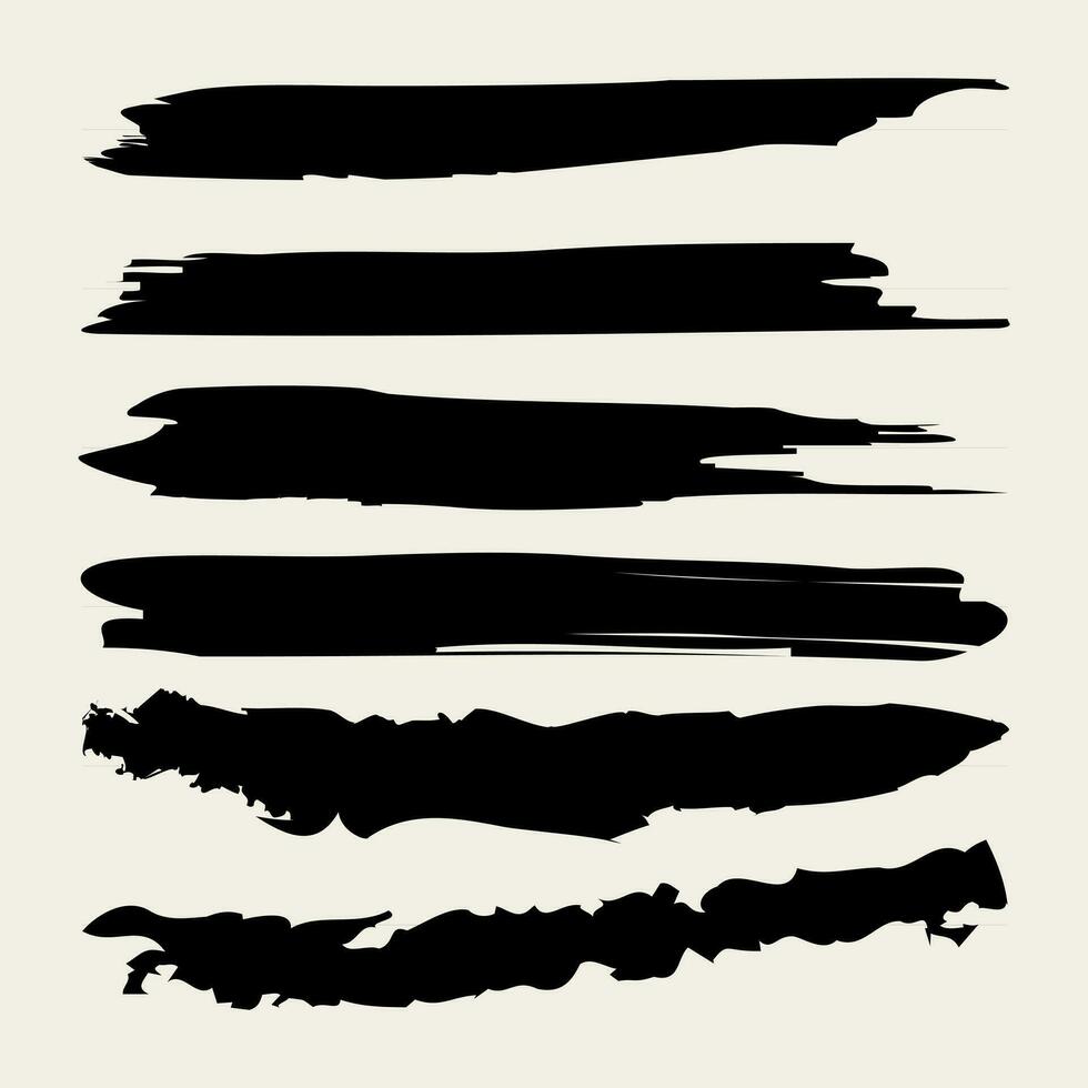Grunge brush strokes vectors 30728464 Vector Art at Vecteezy