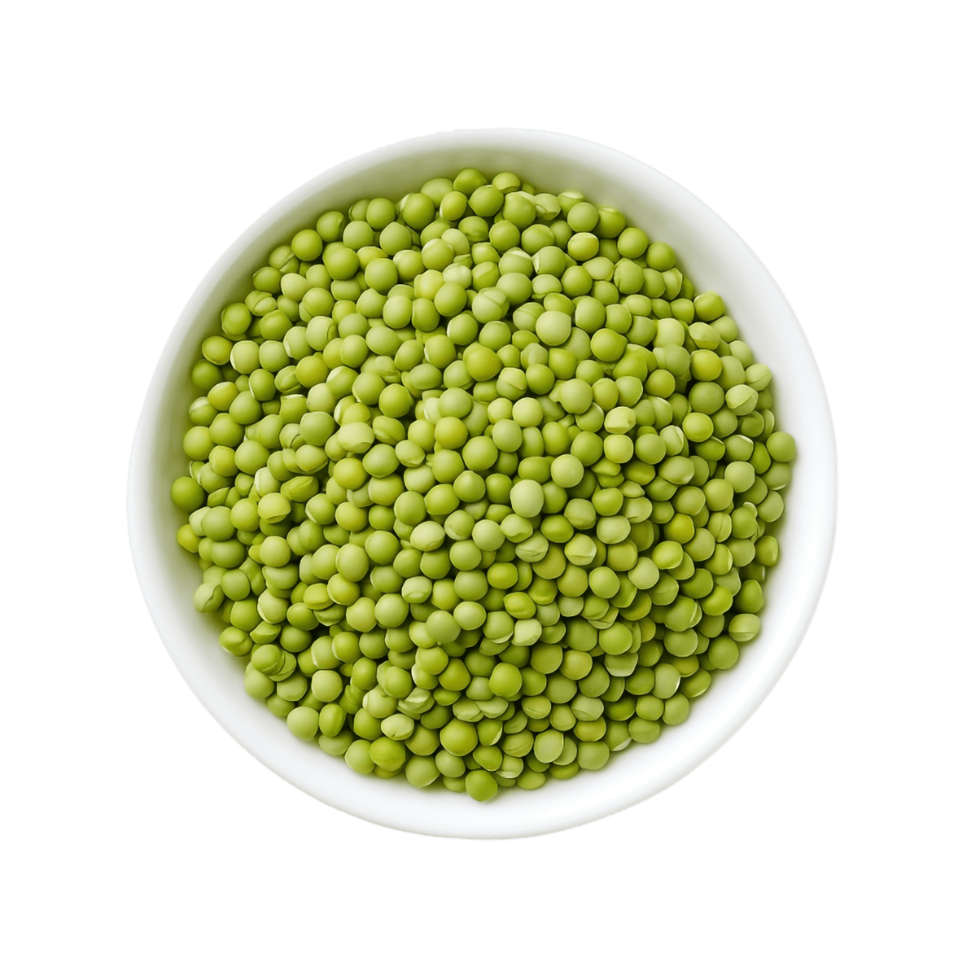 green peas in a bowl on a transparent background,AI Generative 30728605 PNG