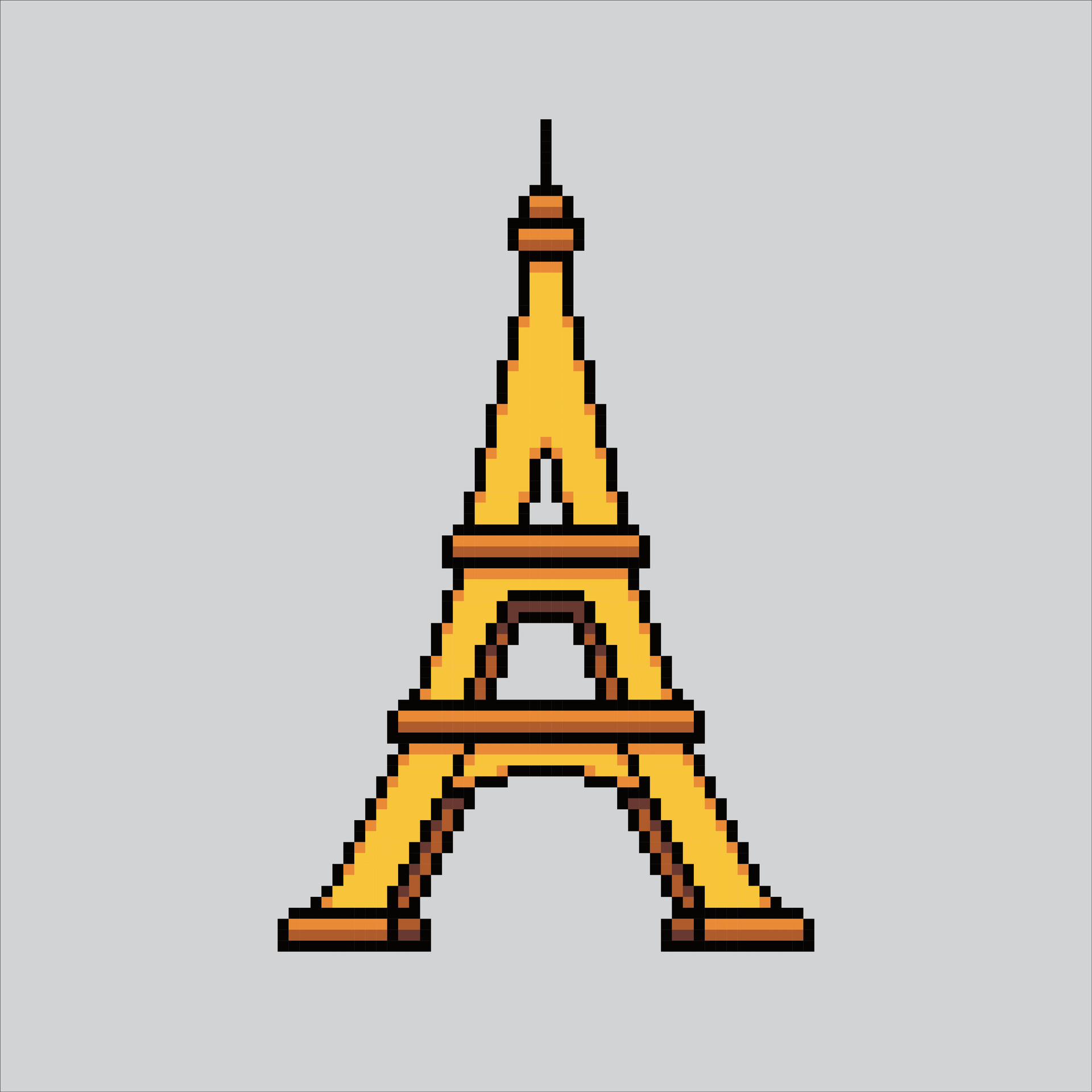 Pixel art illustration Eiffel. Pixelated Eiffel Tower. Eiffel Tower ... Pixel art illustration Eiffel. Pixelated Eiffel Tower. Eiffel Tower ...