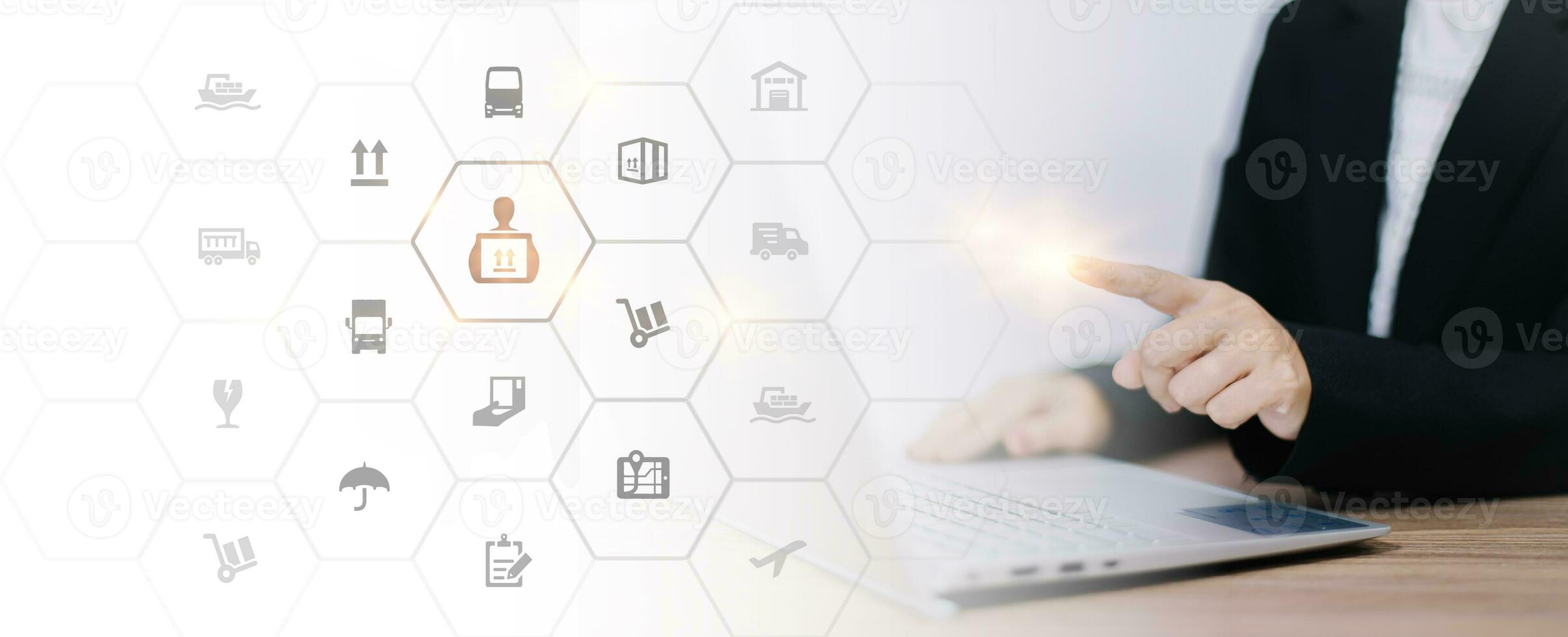 Logistic Management Concept The Complex Process Of Planning Organizing And Controlling