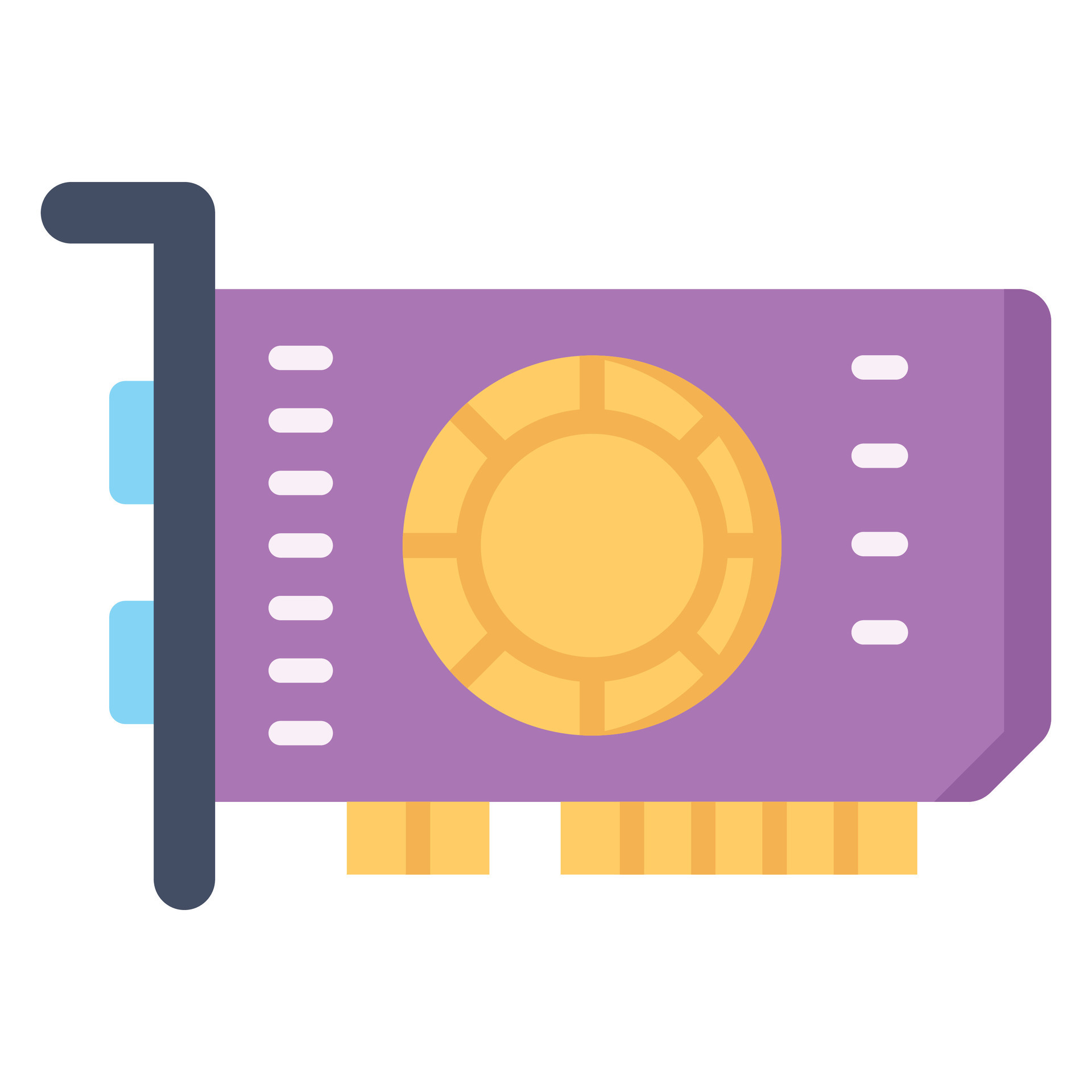 Have A Look At This Beautiful Icon Of Gpu Mining Customizable Vector
