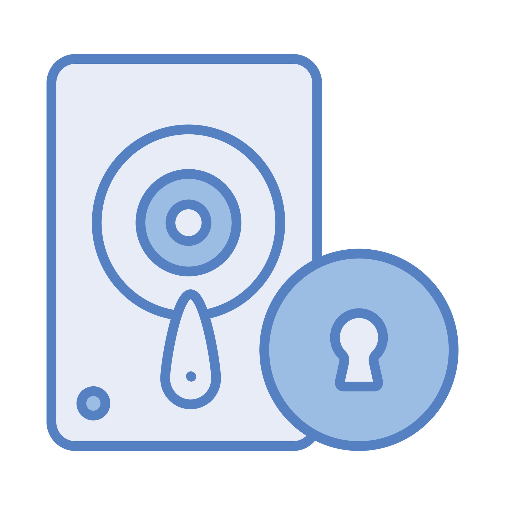 Hard Disk Drive Security Icon Data Protection Security Concept 30744041 Vector Art At Vecteezy