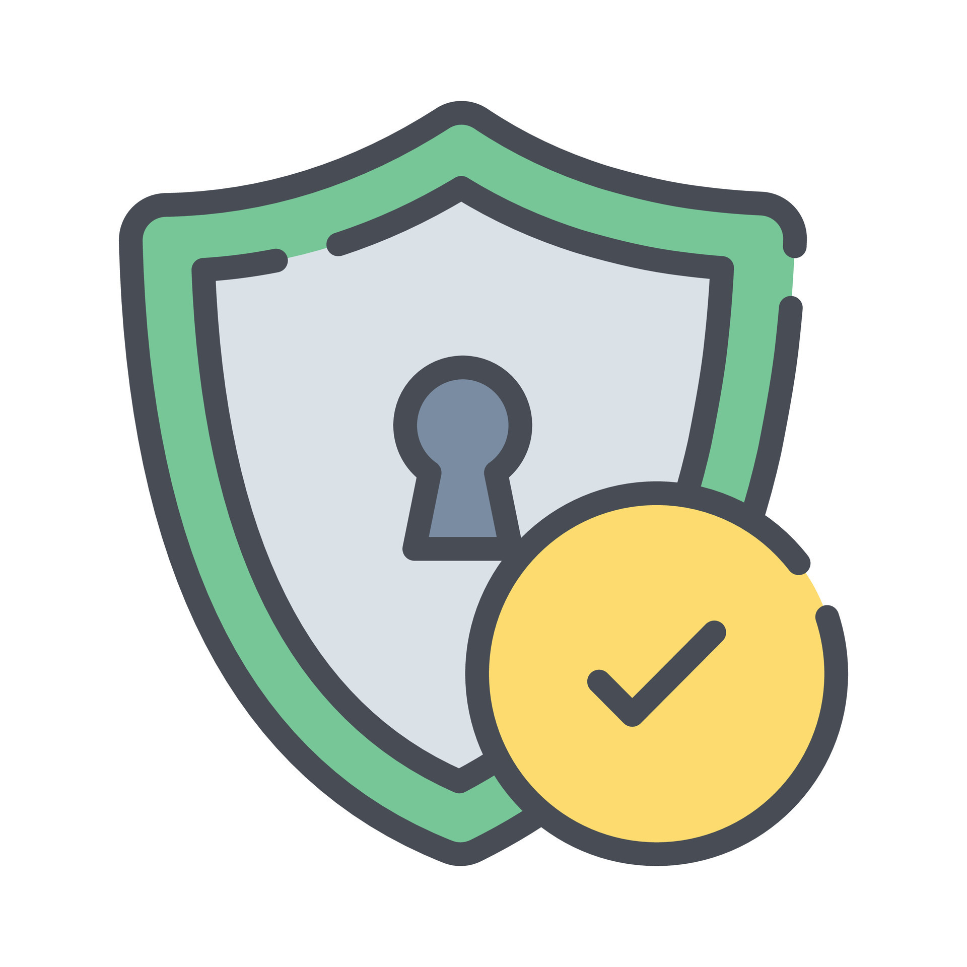 Shield Icon Security Icon Shield With Lock Protection Icon Secure Access 30745310 Vector Art