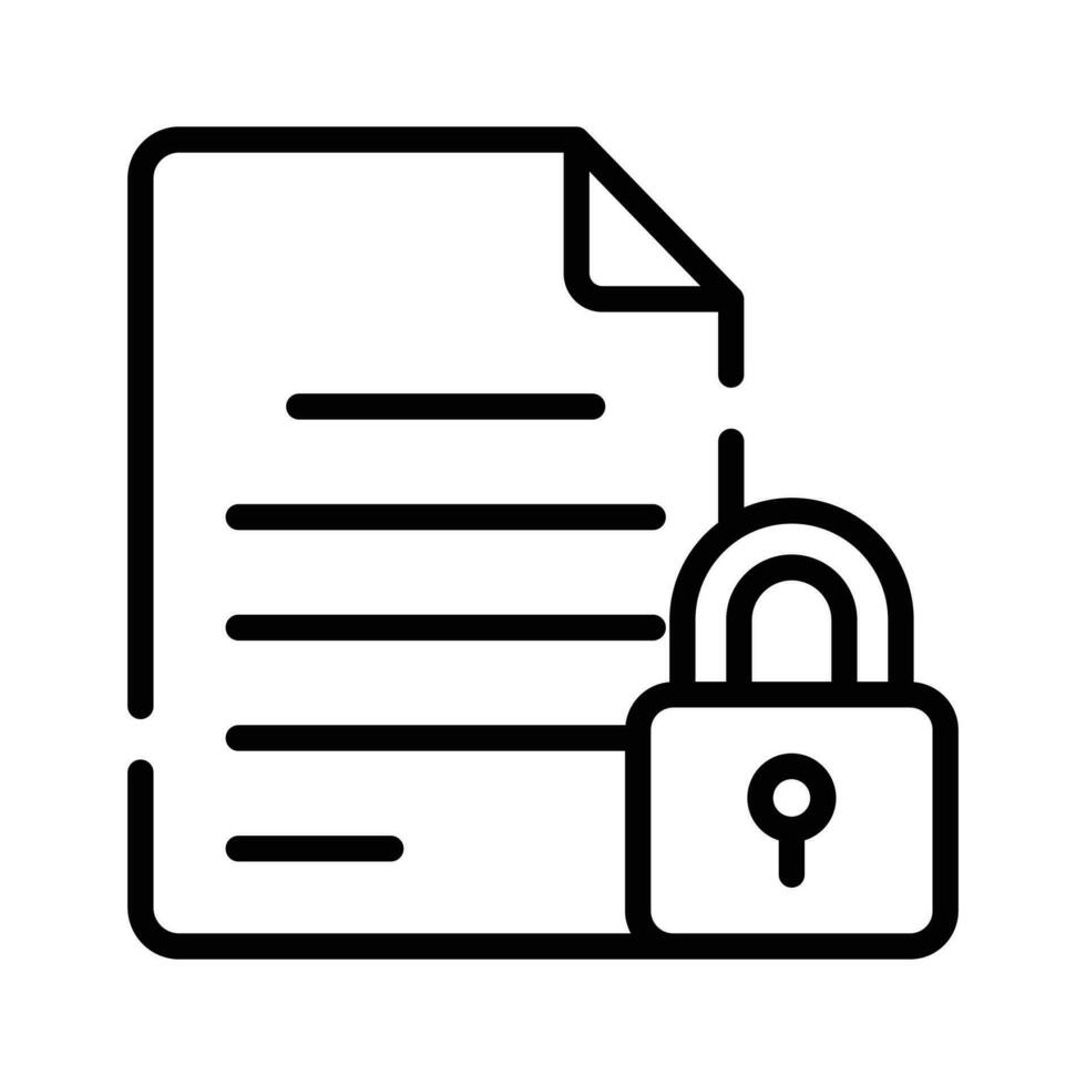 Secure confidential agreement document with locked access vector ... Secure confidential agreement document with locked access vector ...