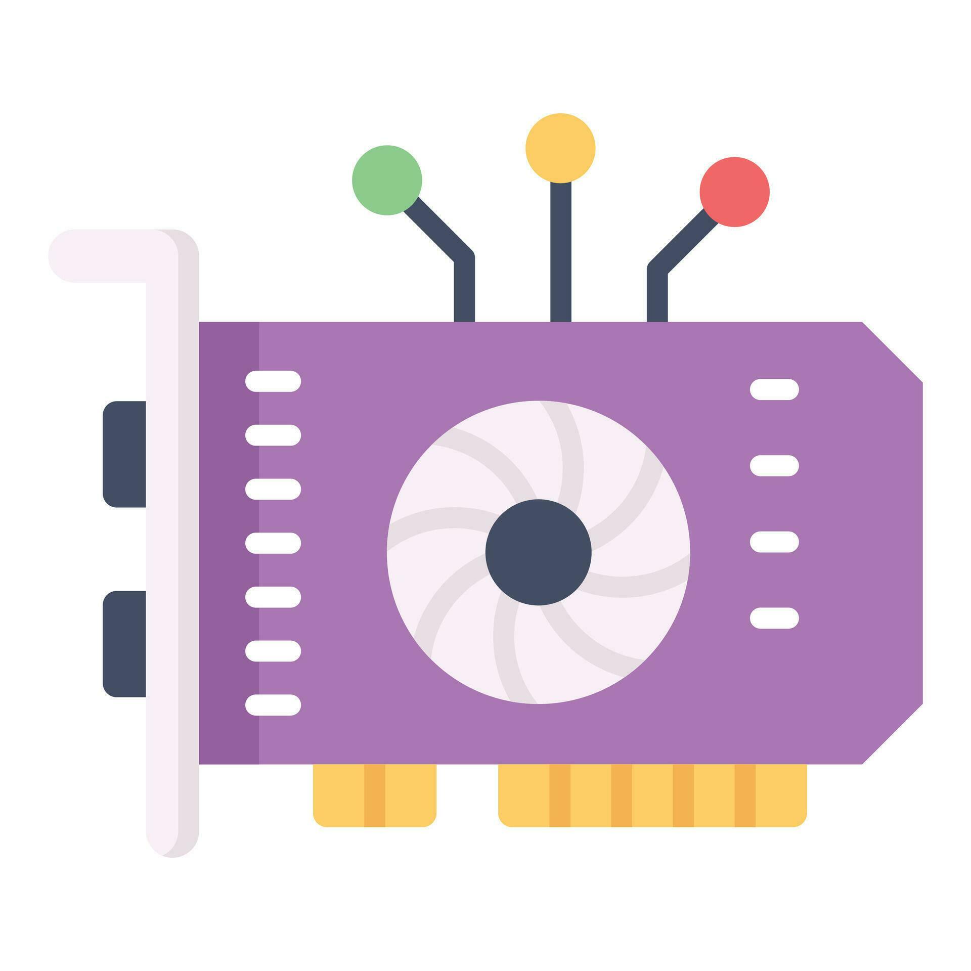 Have A Look At This Beautiful Icon Of Gpu Mining Customizable Vector 30746510 Vector Art At