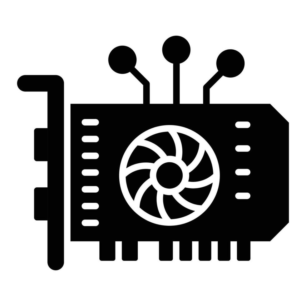 Have A Look At This Beautiful Icon Of Gpu Mining Customizable Vector
