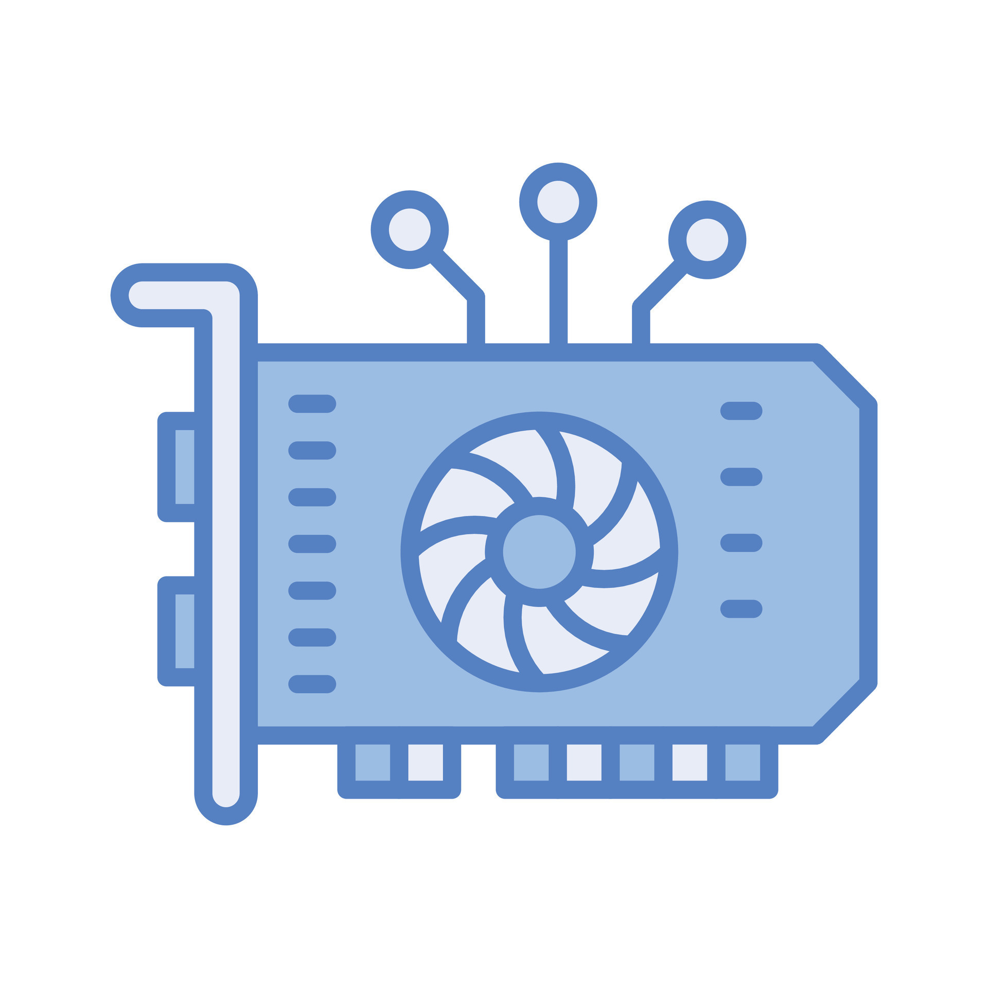 Have A Look At This Beautiful Icon Of Gpu Mining Customizable Vector