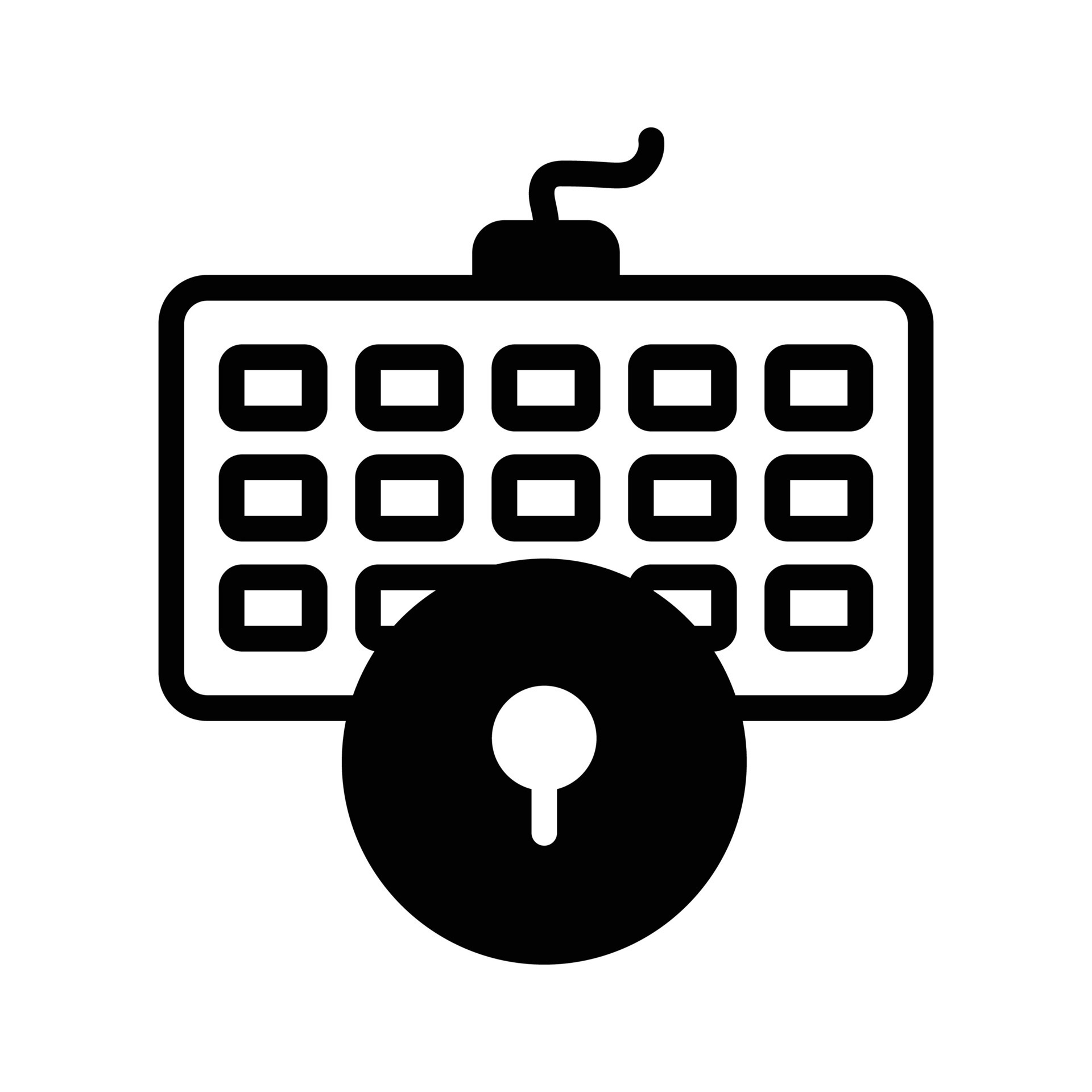 Keyboard security, cyber security concept. Personal data protection ... Keyboard security, cyber security concept. Personal data protection ...