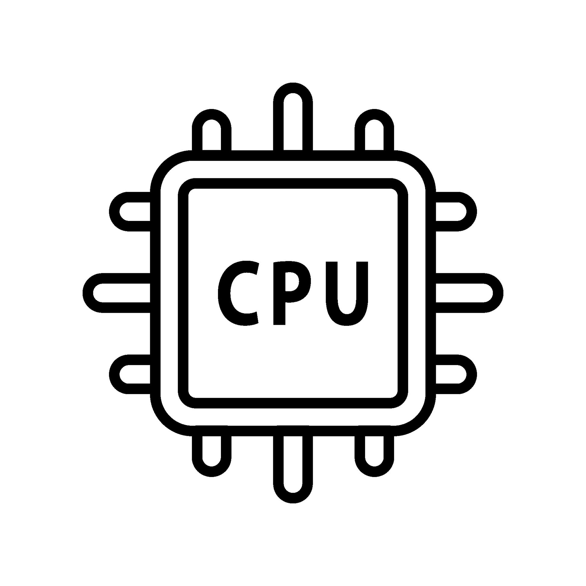 CPU Processor icon vector design templates simple and modern 30748515 ...