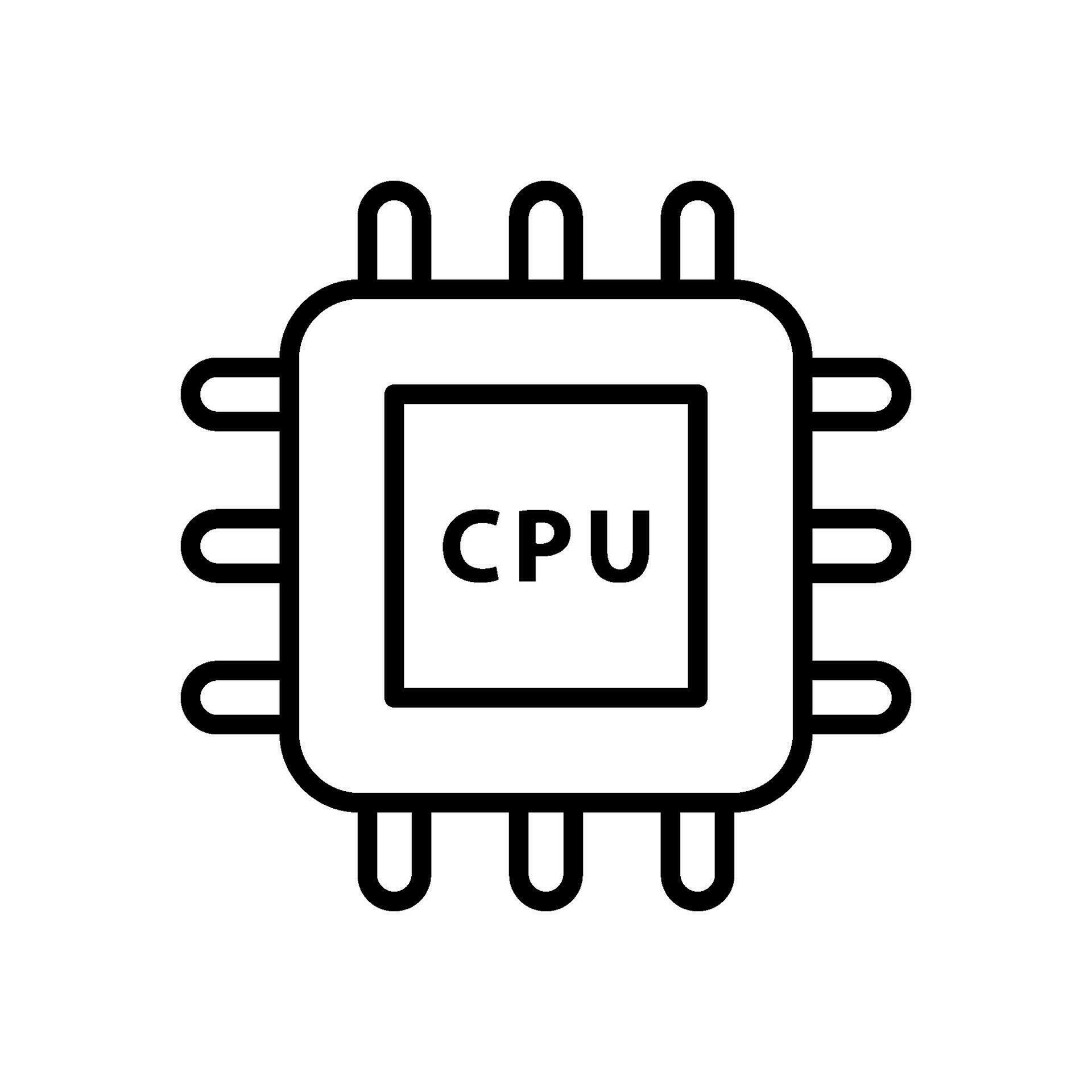 CPU Processor icon vector design templates simple and modern 30748522 ...