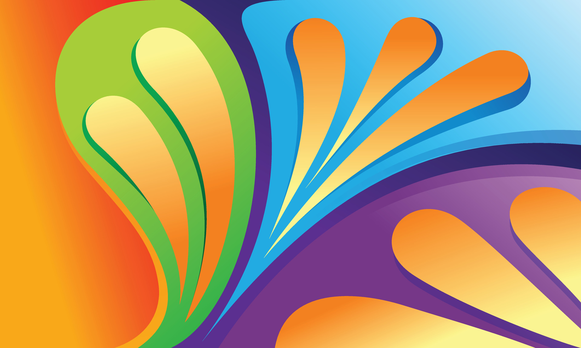 Abstract background design with colorfull shapes 30748916 Vector Art at ...