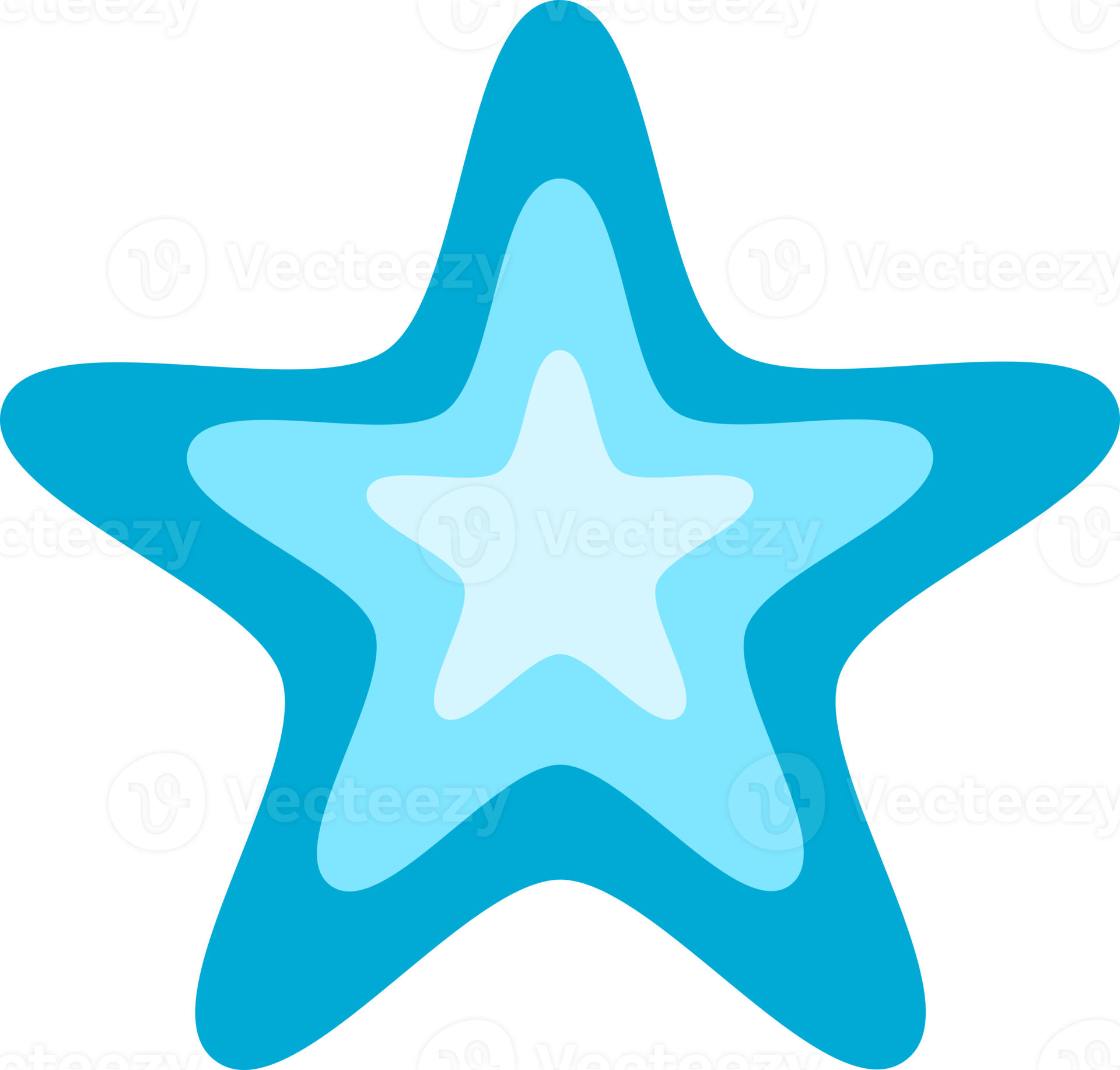 cute yellow pink blue star doodle icon 30754256 PNG