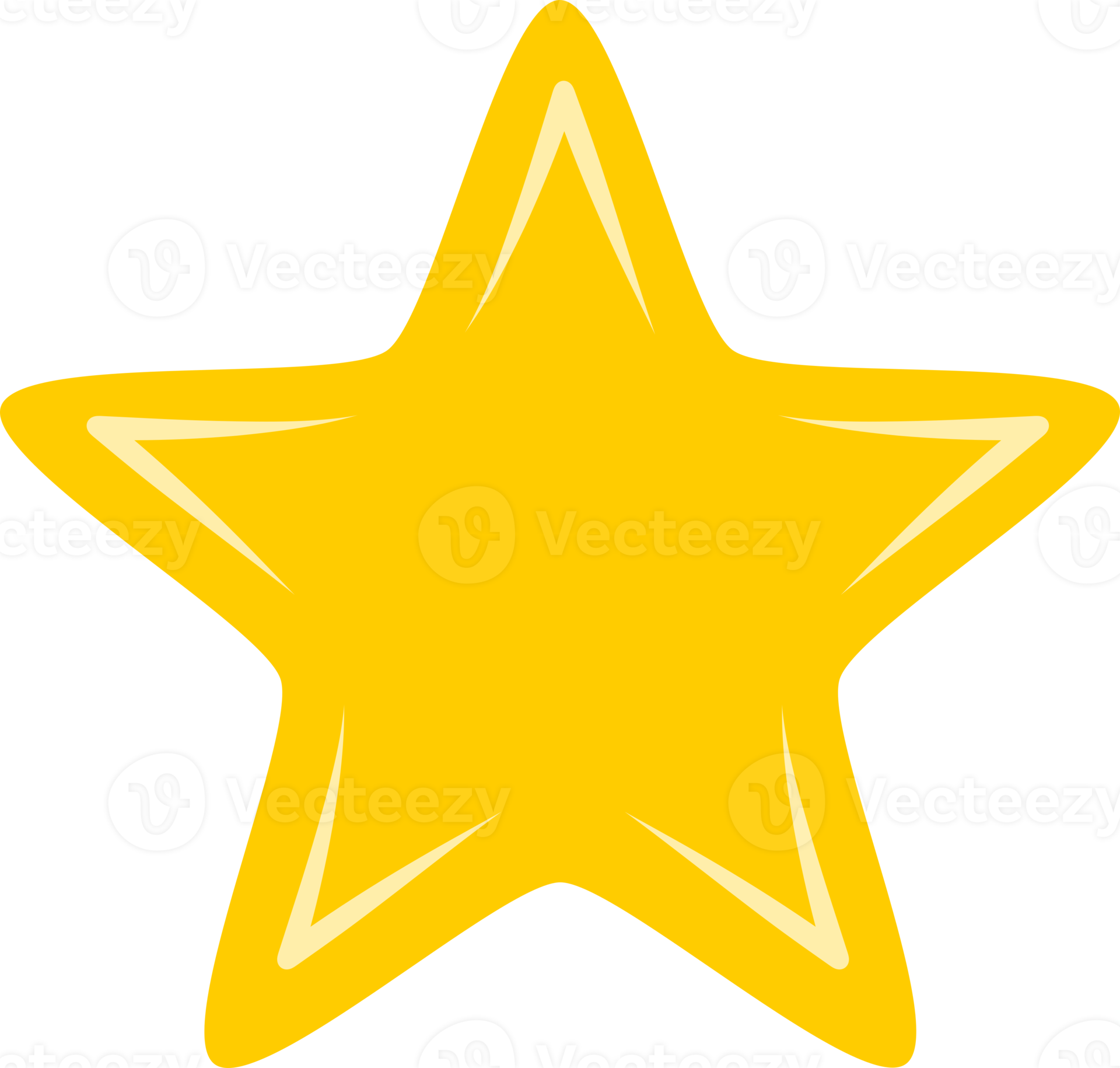 Yellow shining sparkle star icon 30754294 PNG