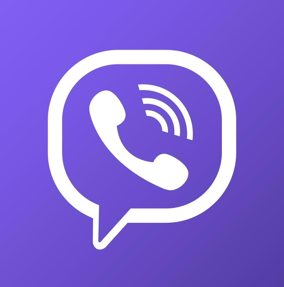 Viber logo, icon 30757302 Vector Art at Vecteezy