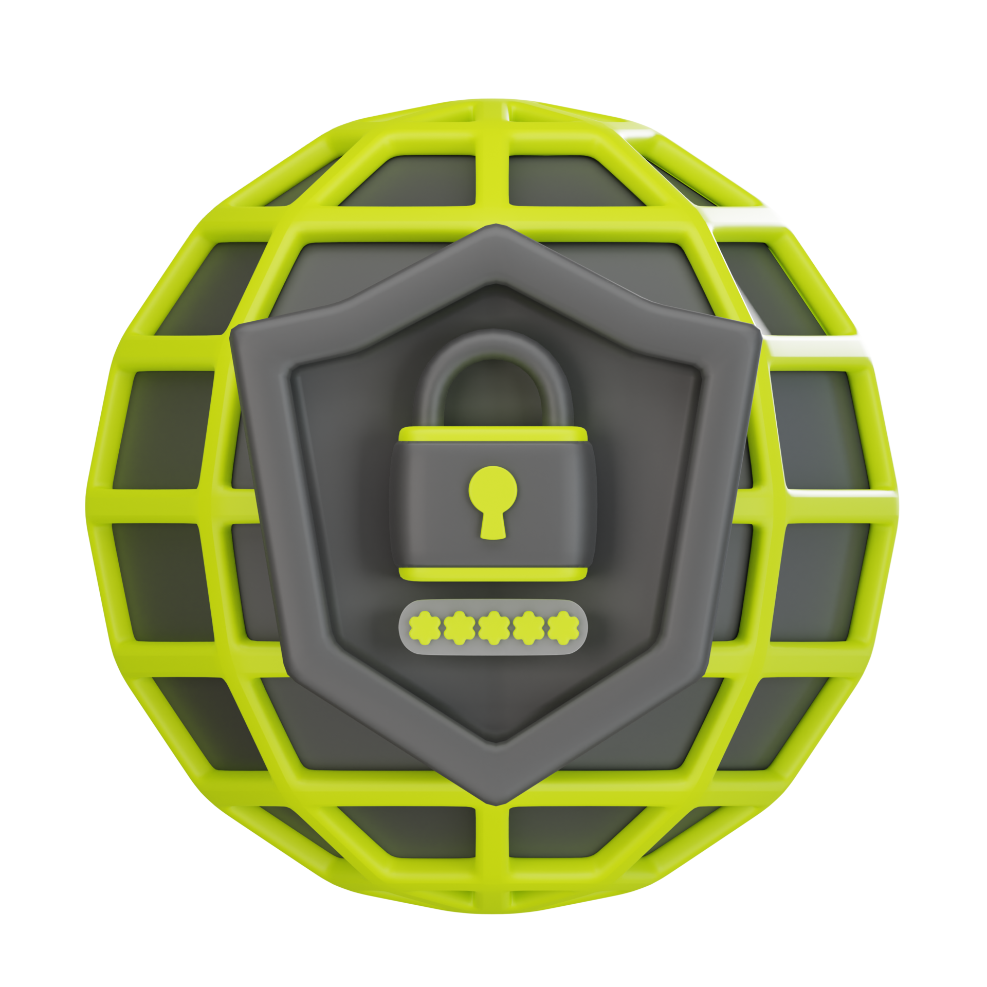 Internet Protection Password 3d Illustration 30761916 Png