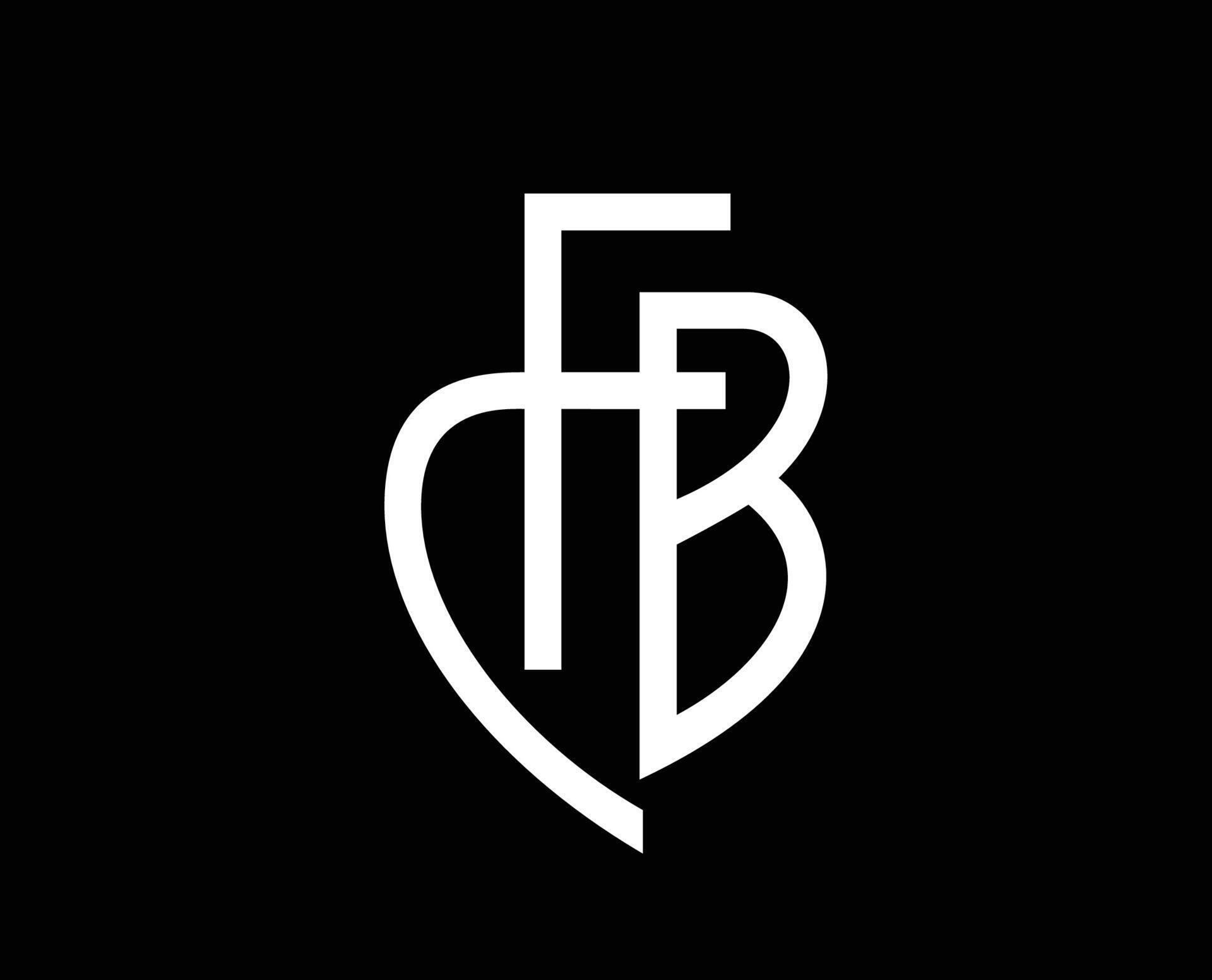 Basel Symbol Club Logo White Switzerland League Football Abstract Design Vector Illustration ...