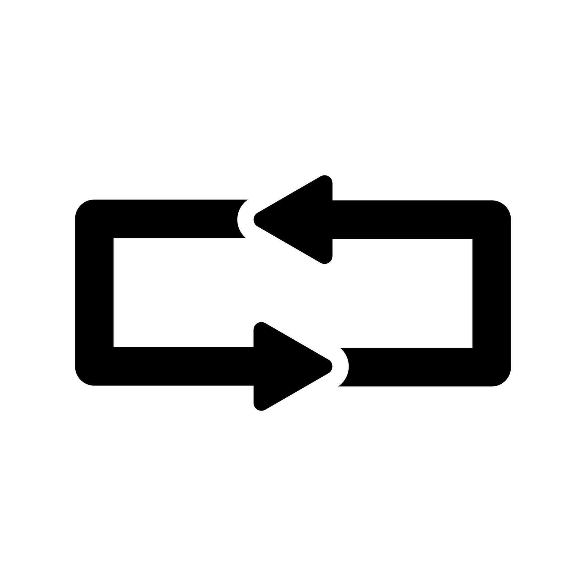 refresh, undo, redo, rotation,repeat arrows isolated white background 30770105 Vector Art at ...