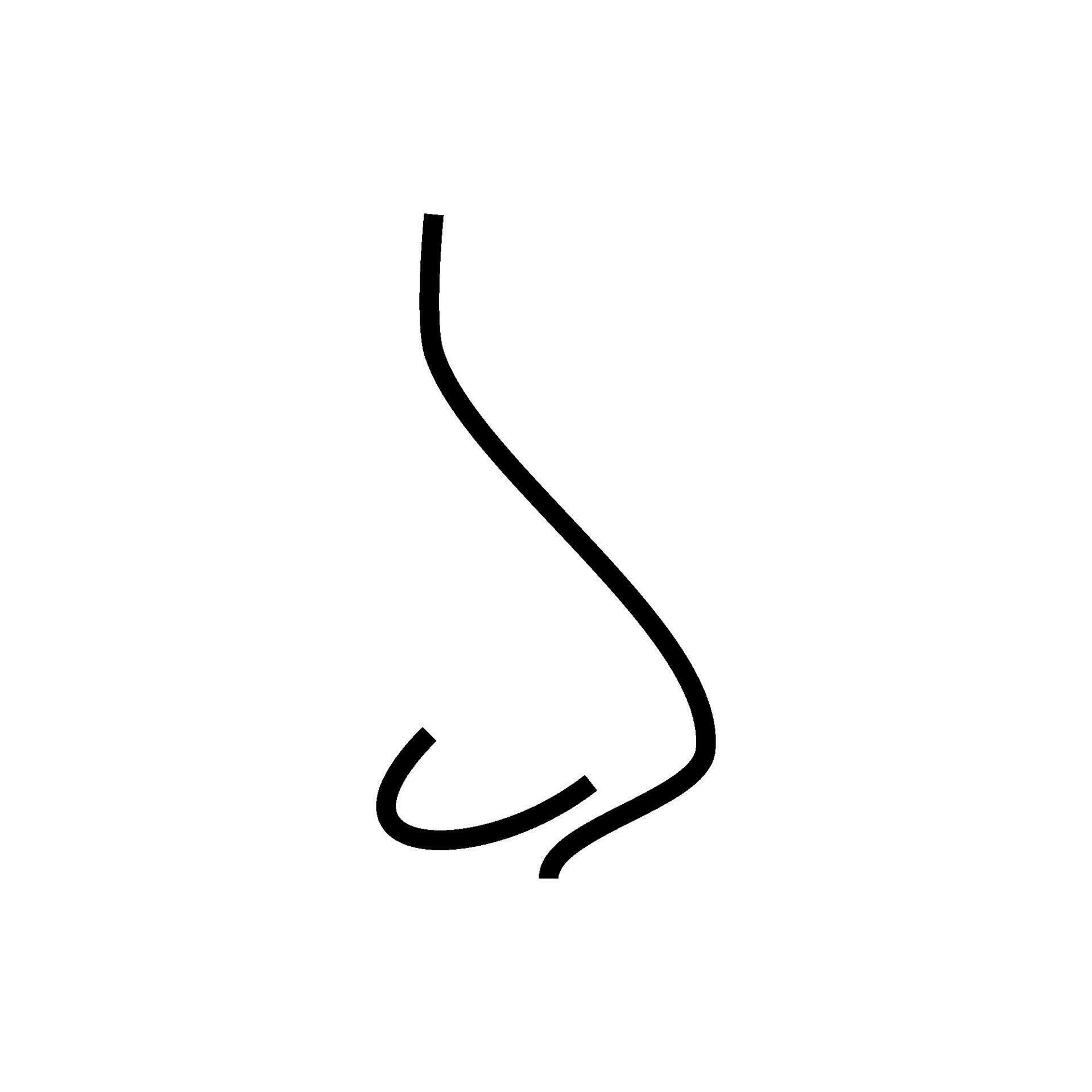 Nose Icon Vector Design Templates 30771234 Vector Art At Vecteezy