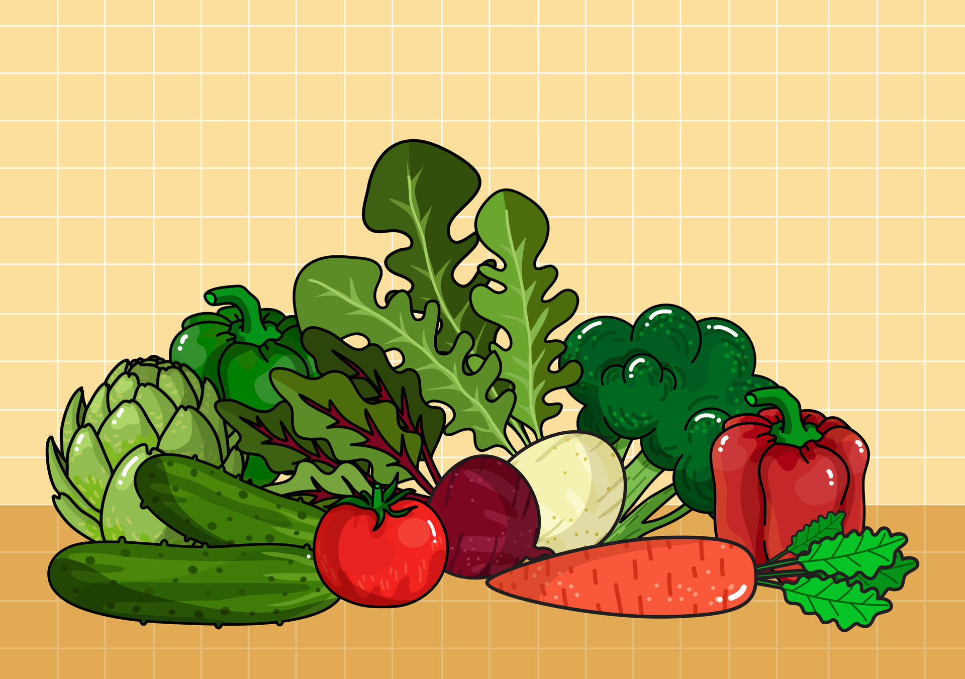 Set of Vegetable Illustration 30771663 Vector Art at Vecteezy