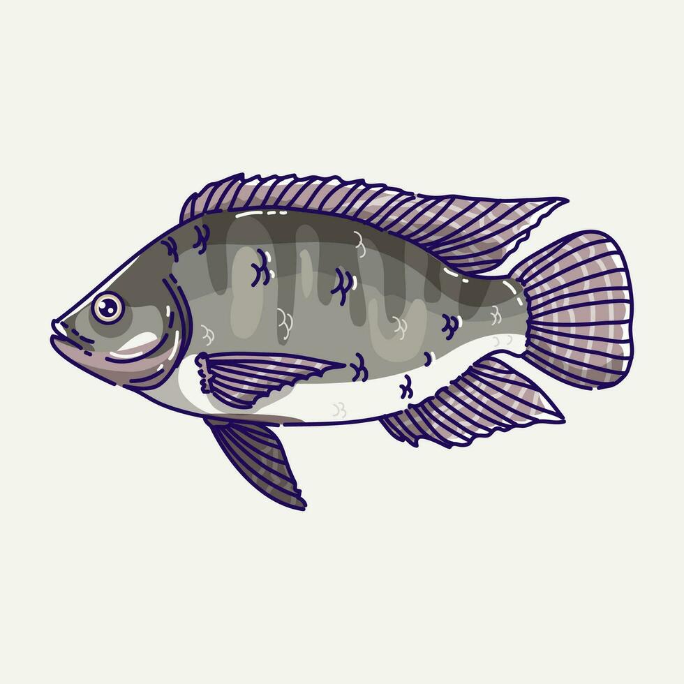 Tilapia Fish Vector Illustration 30771888 Vector Art at Vecteezy Tilapia Fish Vector Illustration 30771888 Vector Art at Vecteezy