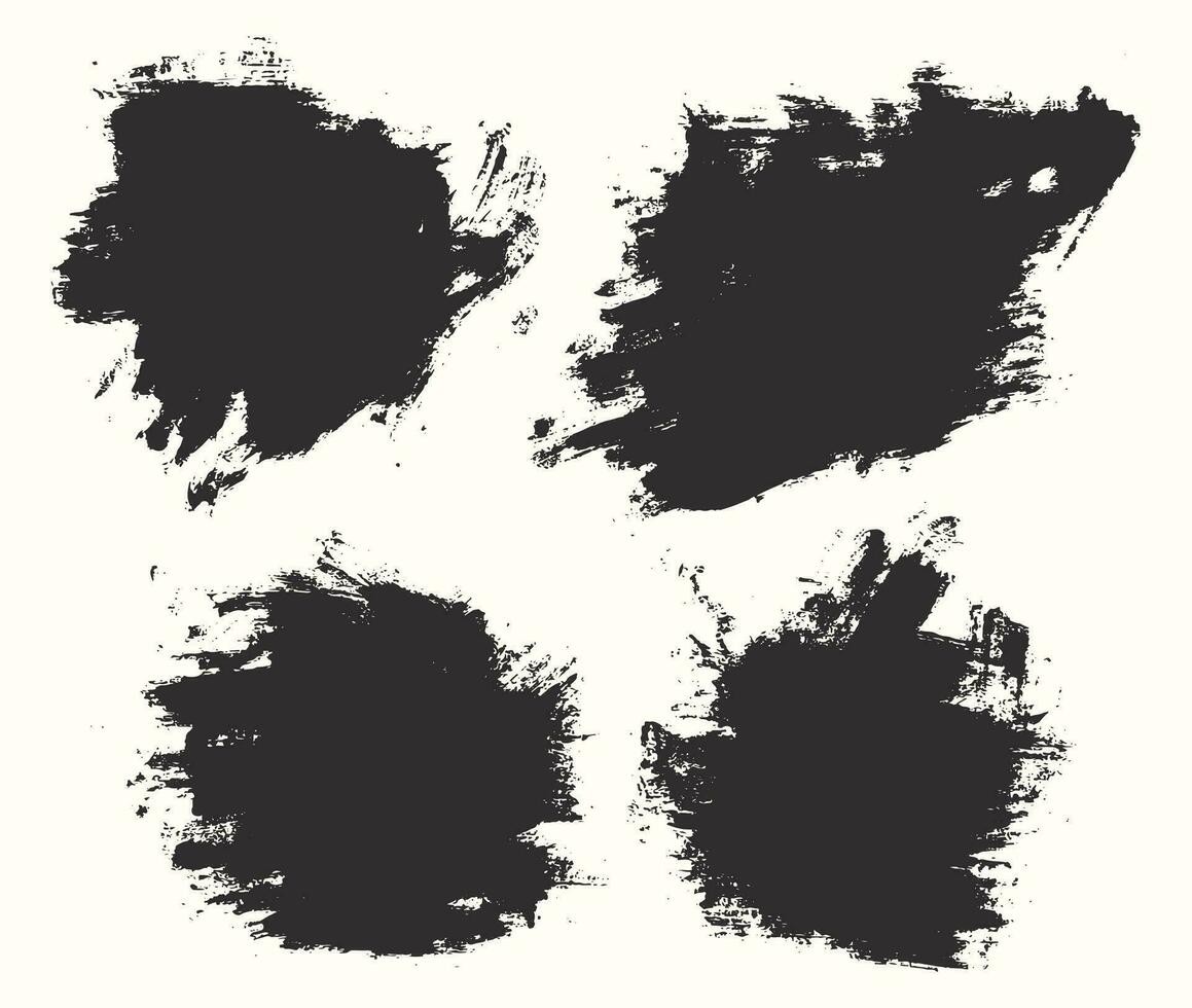 Hand drawn set of vector grunge brushstroke 30773642 Vector Art at Vecteezy