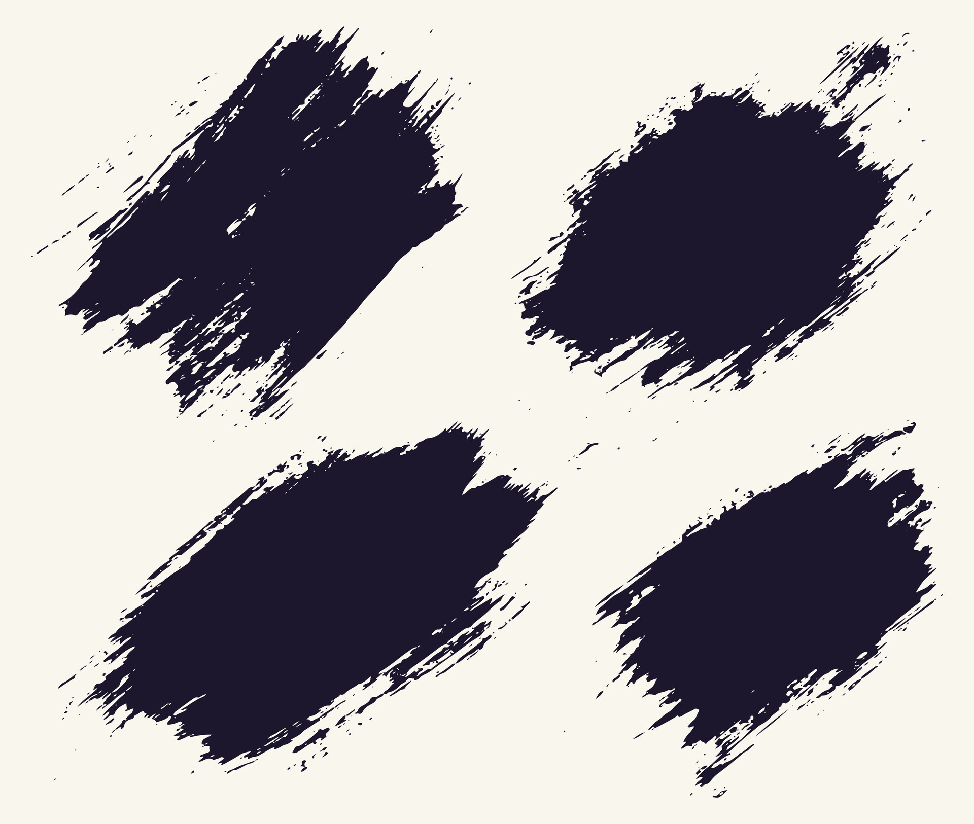 Bundle of vector ink grunge brush 30773690 Vector Art at Vecteezy