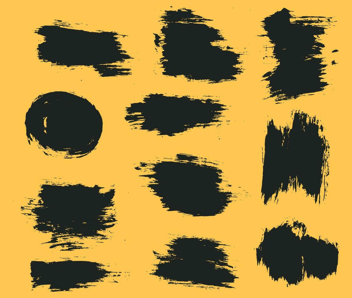 Grunge abstract brush stroke texture background 30773935 Vector Art at ...