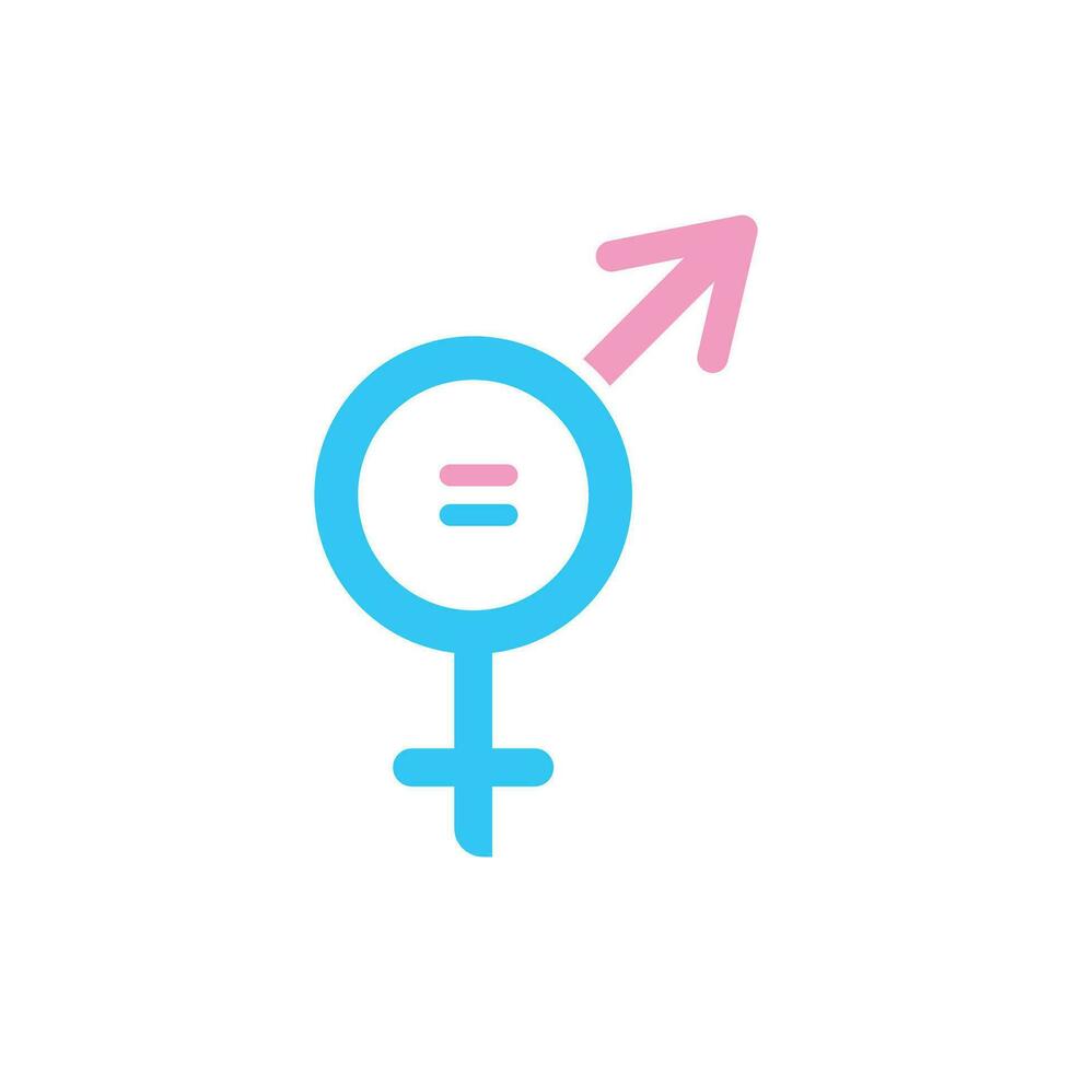 Gender Equality Symbol Icon Vector Illustration 30774233 Vector Art At