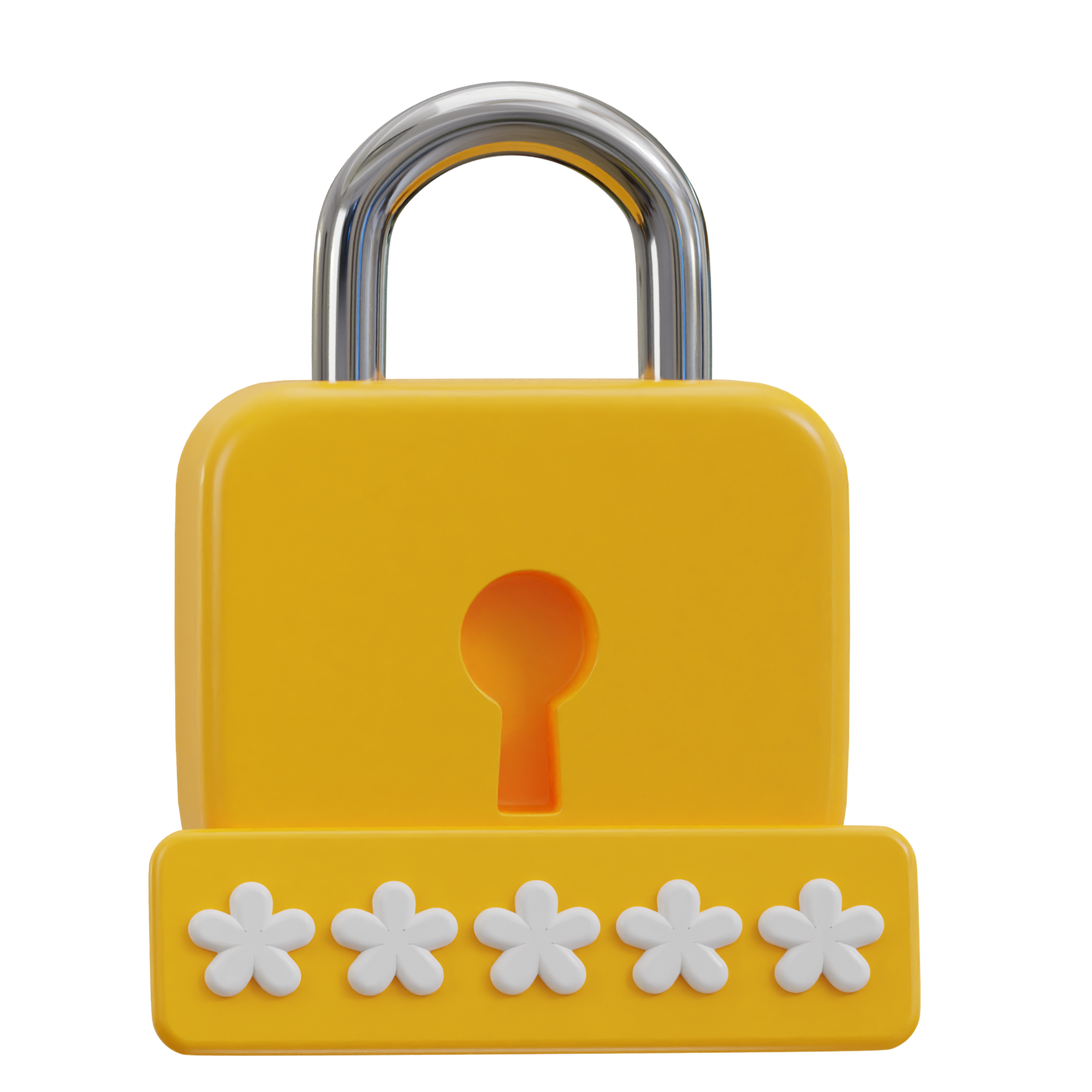3d Password Secure Icon 30774932 Png