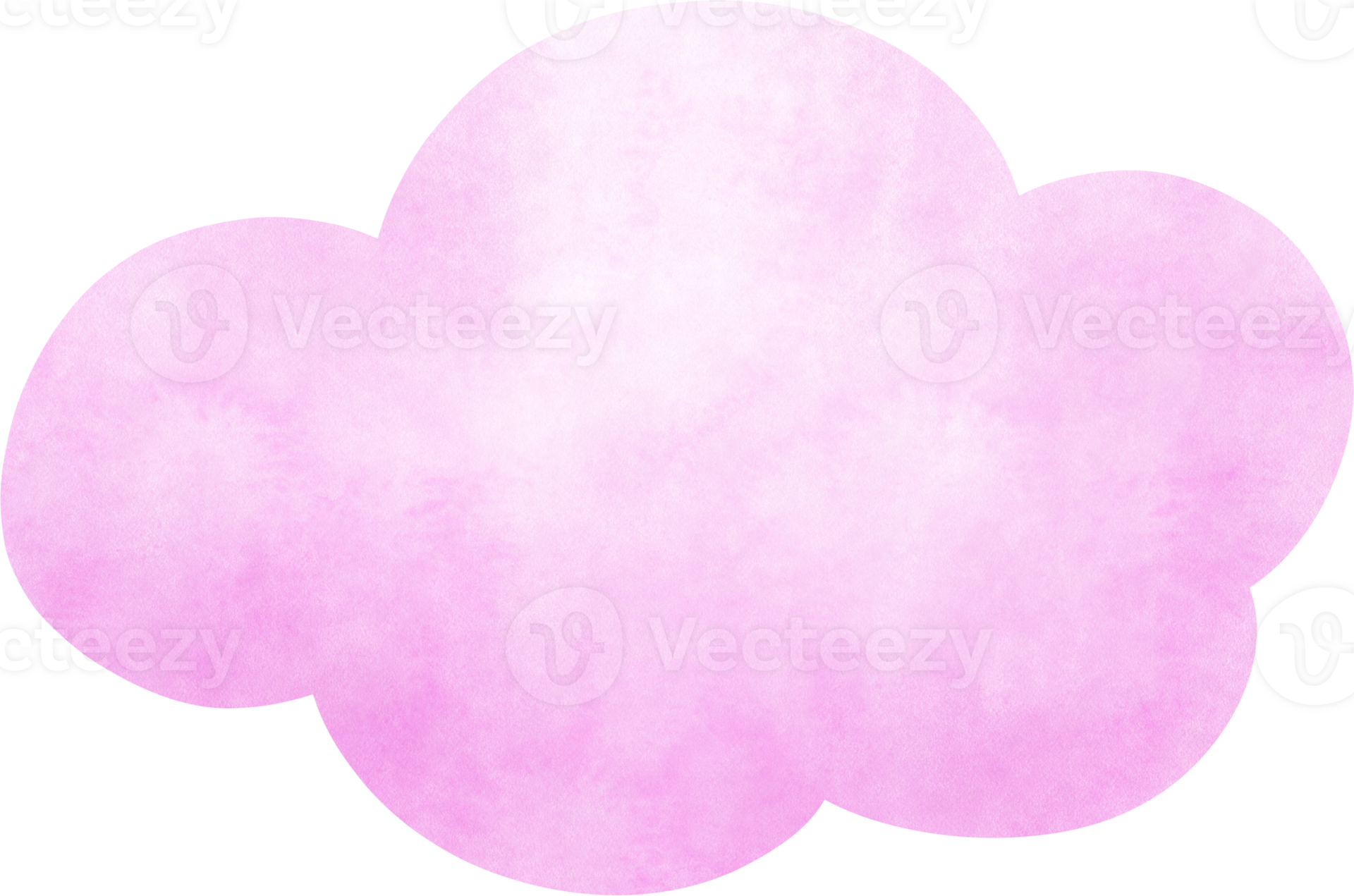 Pink watercolor cloud 30774981 PNG