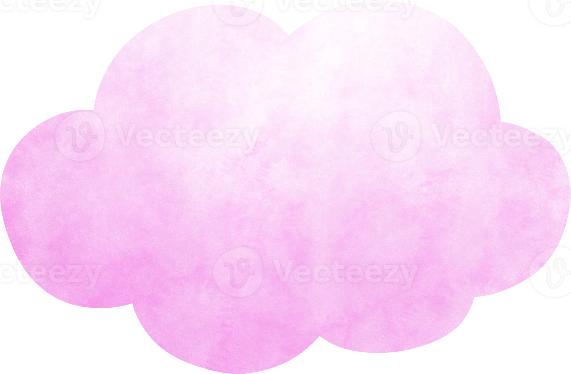 Pink watercolor cloud 30774987 PNG