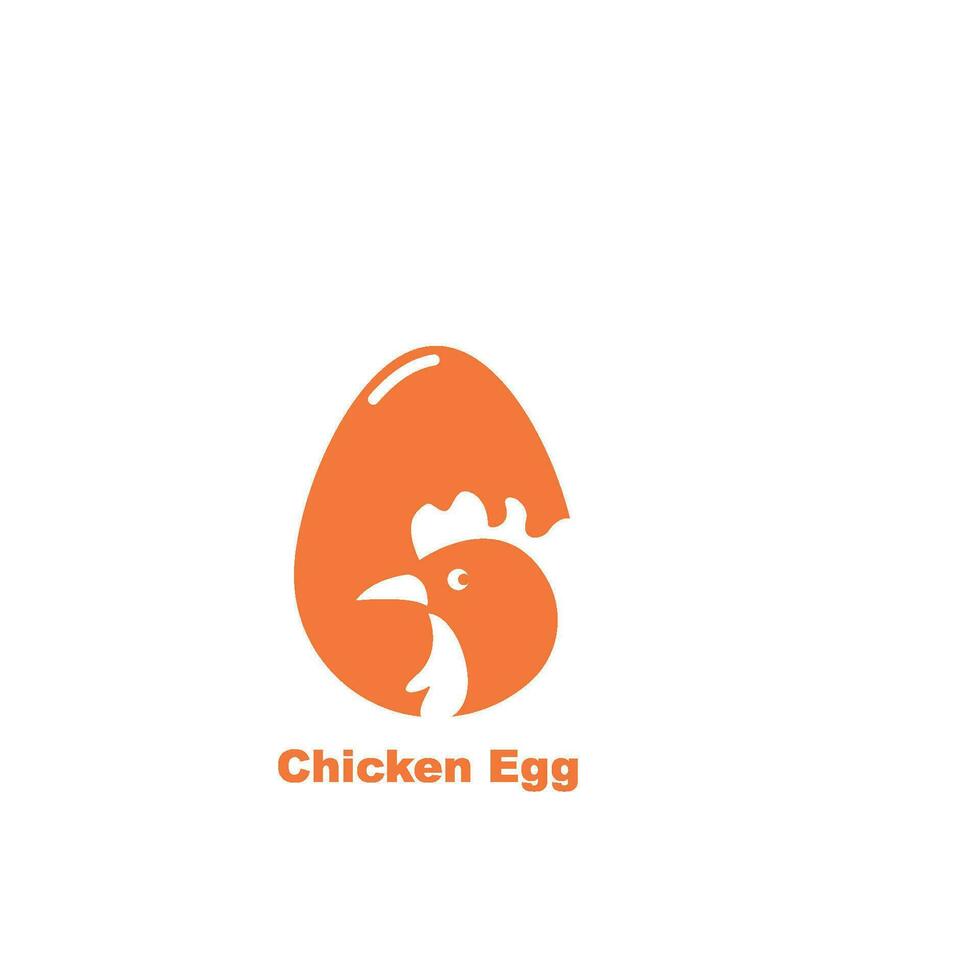chicken egg logo vector illustration template 30776079 Vector Art at Vecteezy