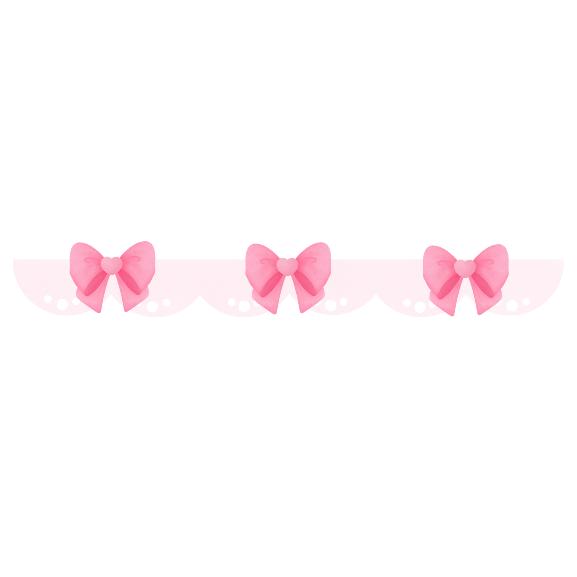 Pink Bow Border