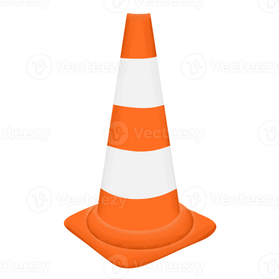 Traffic Cone Illustration 30777881 PNG