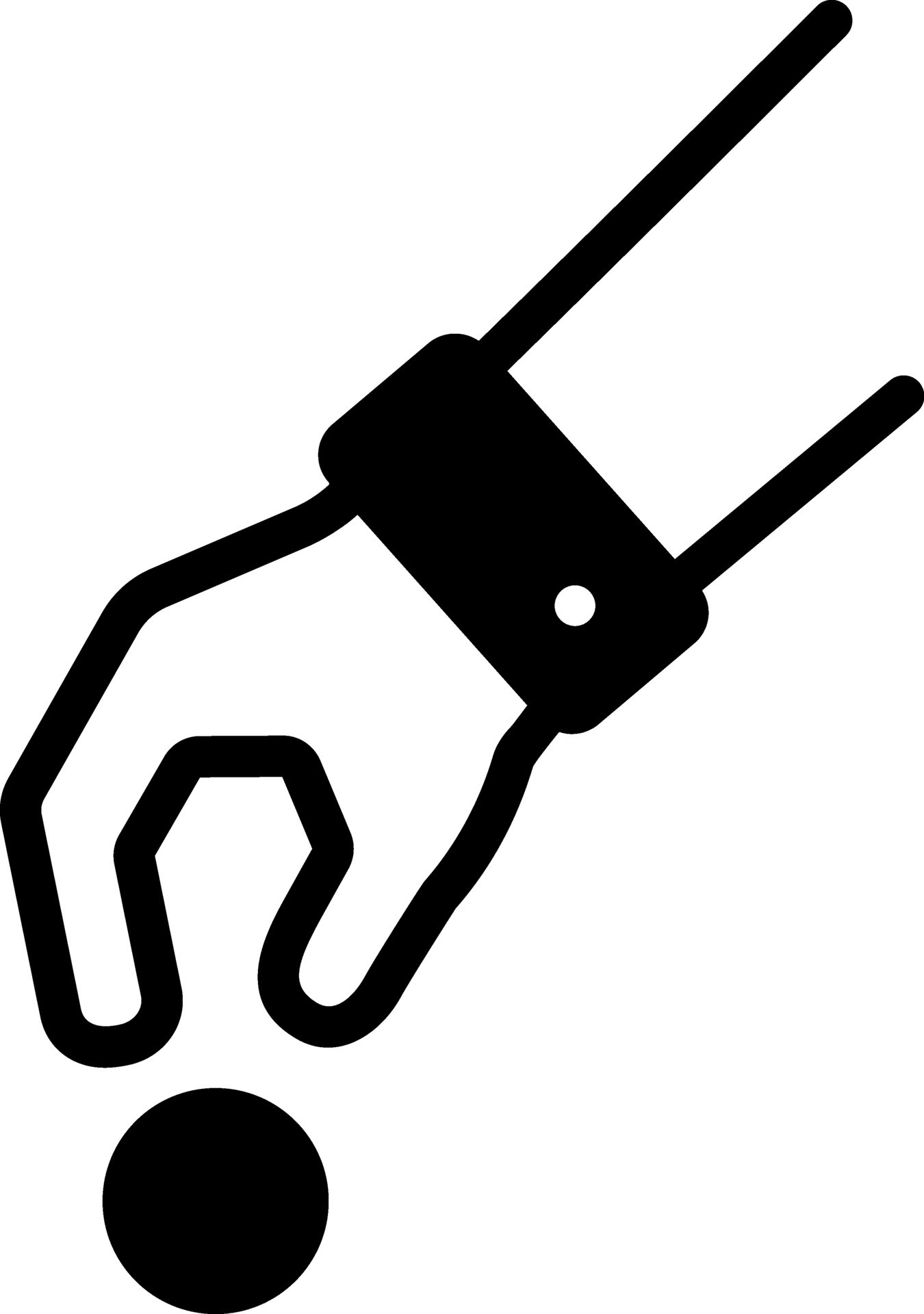 solid icon for picking 30795278 Vector Art at Vecteezy