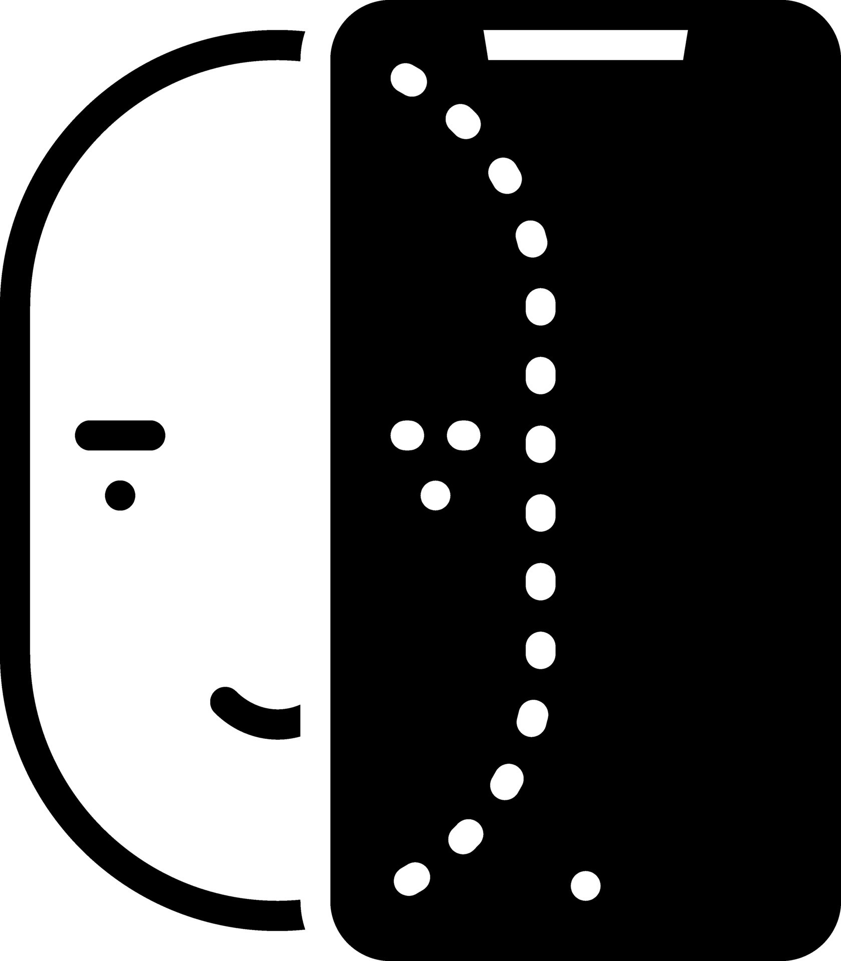 solid icon for recognize 30801427 Vector Art at Vecteezy