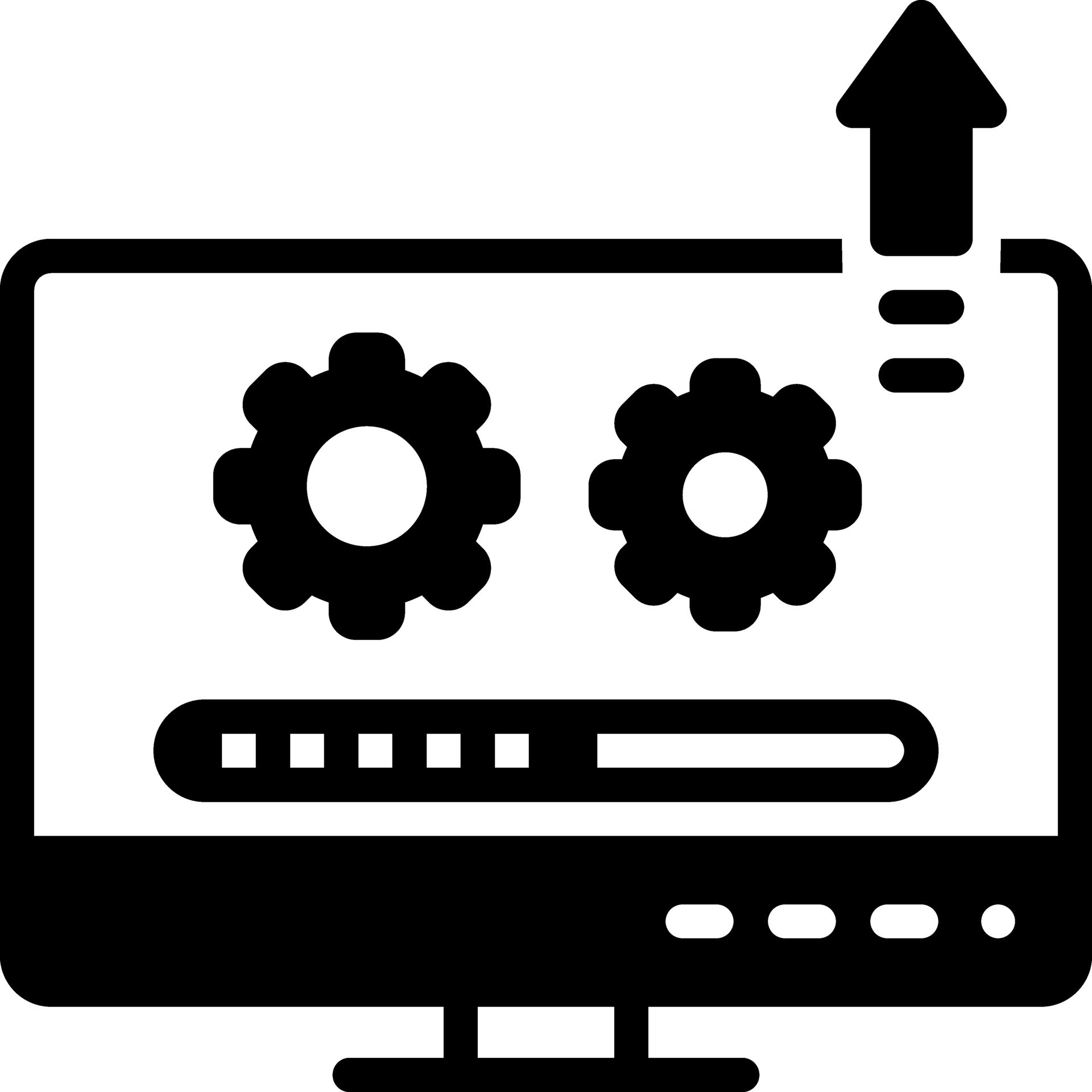 solid icon for upgrading 30804204 Vector Art at Vecteezy