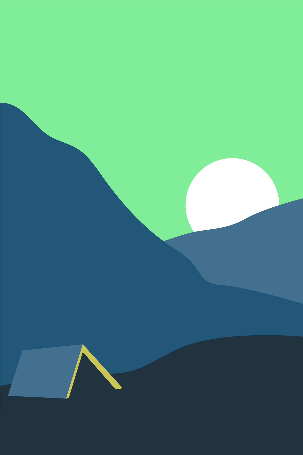 Mountains Trees Printable Wall Decor. Boho Landscape Poster 30807145 ...