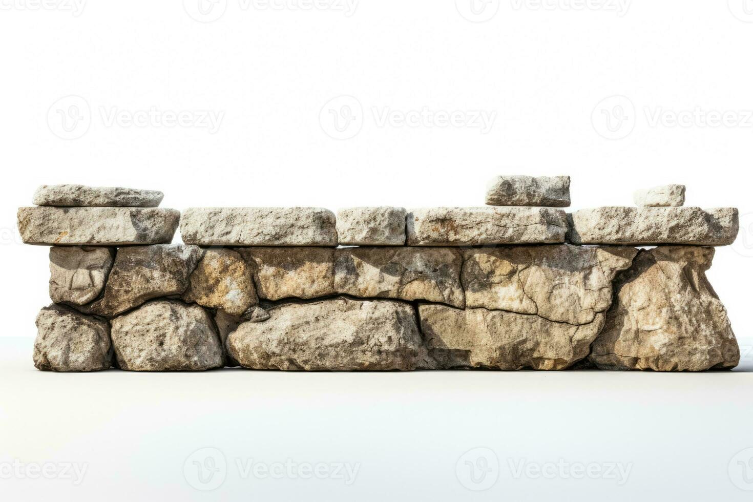 Stone parapet alone on white background 30807255 Stock Photo at Vecteezy