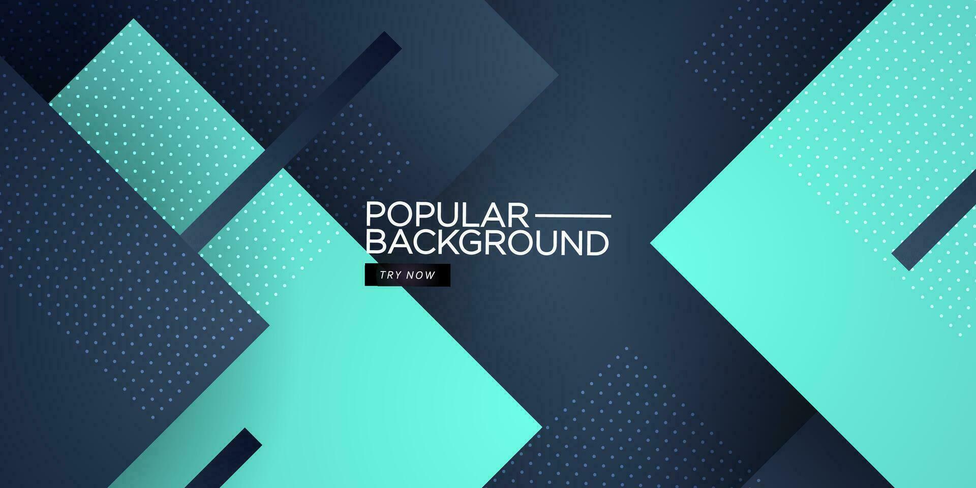 Abstract Geometric Dark Gray And Green Background With Simple Triangle Overlap Shape And Shadows