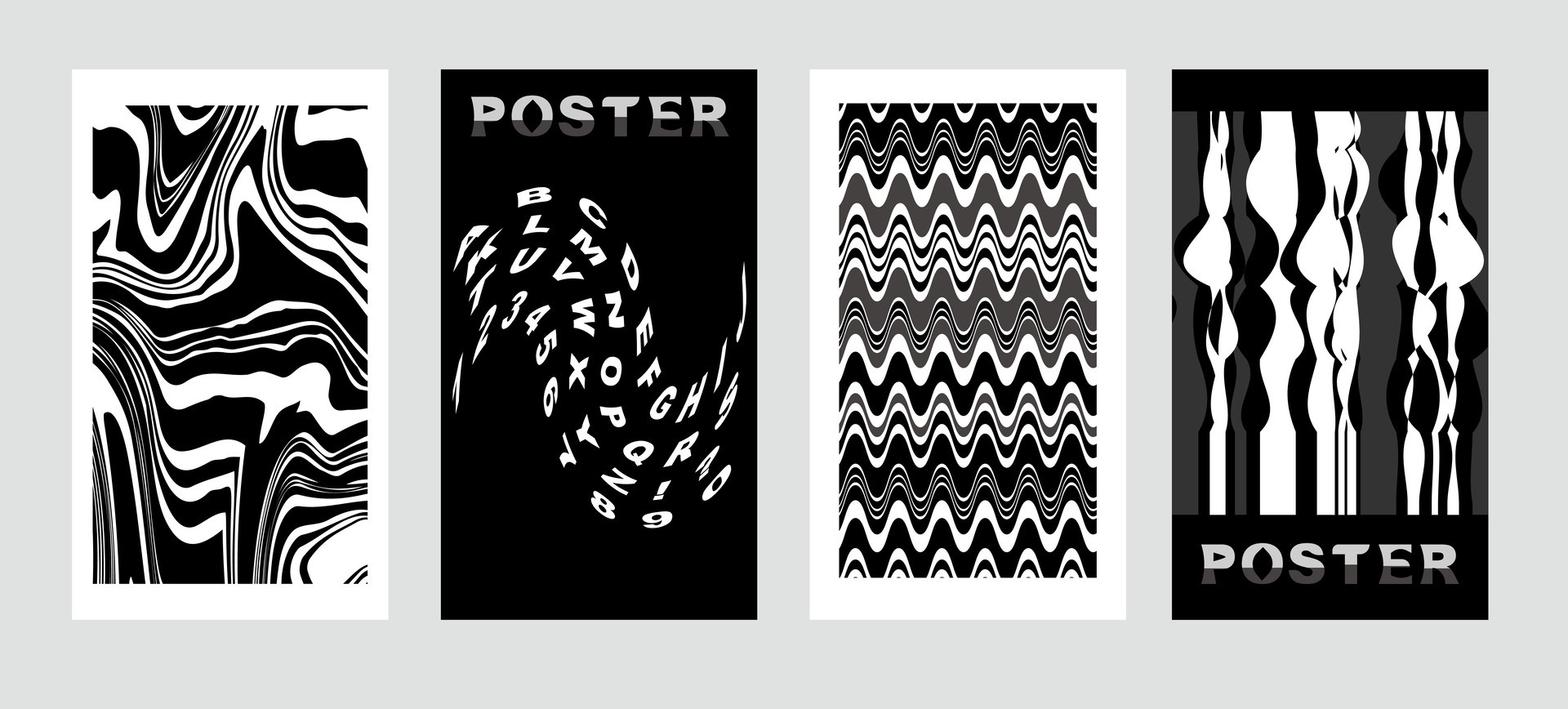 Simple Geometric Abstract Vector Pattern With Simple Shapes And
