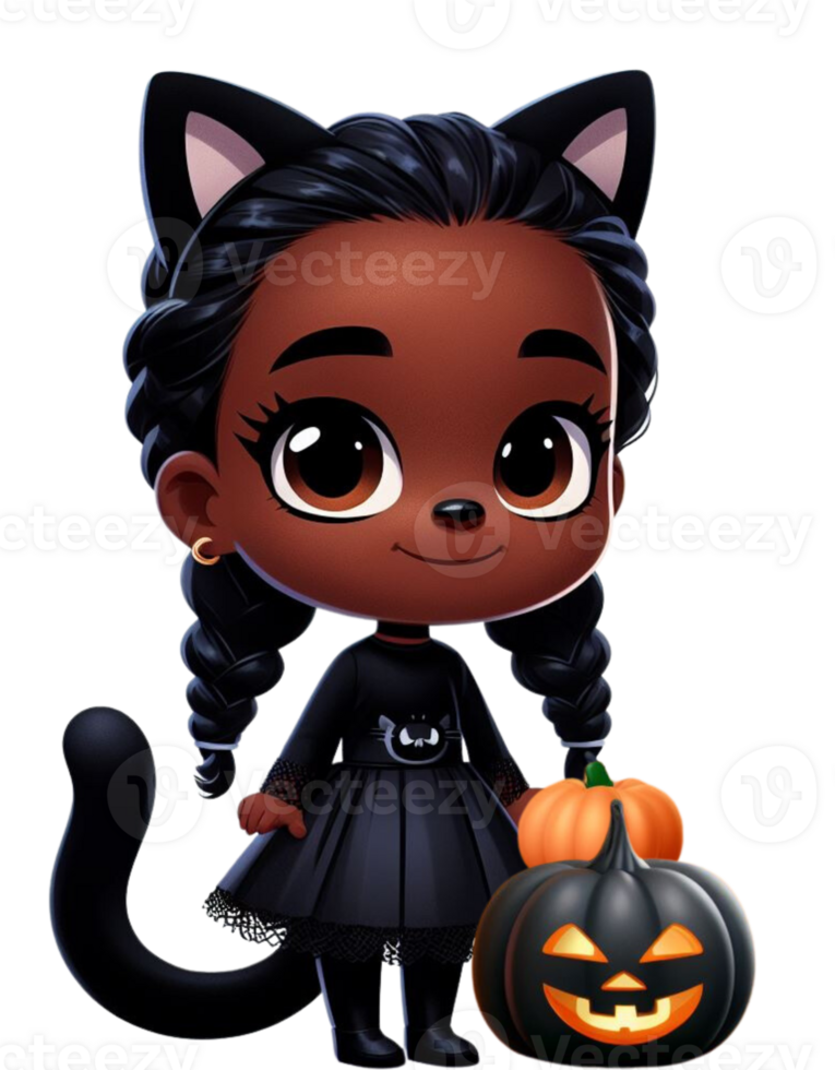 Harvest Halloween Inspired Kids AI Generated 30817740 PNG