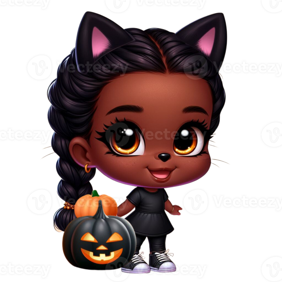 Harvest Halloween Inspired Kids AI Generated 30817748 PNG