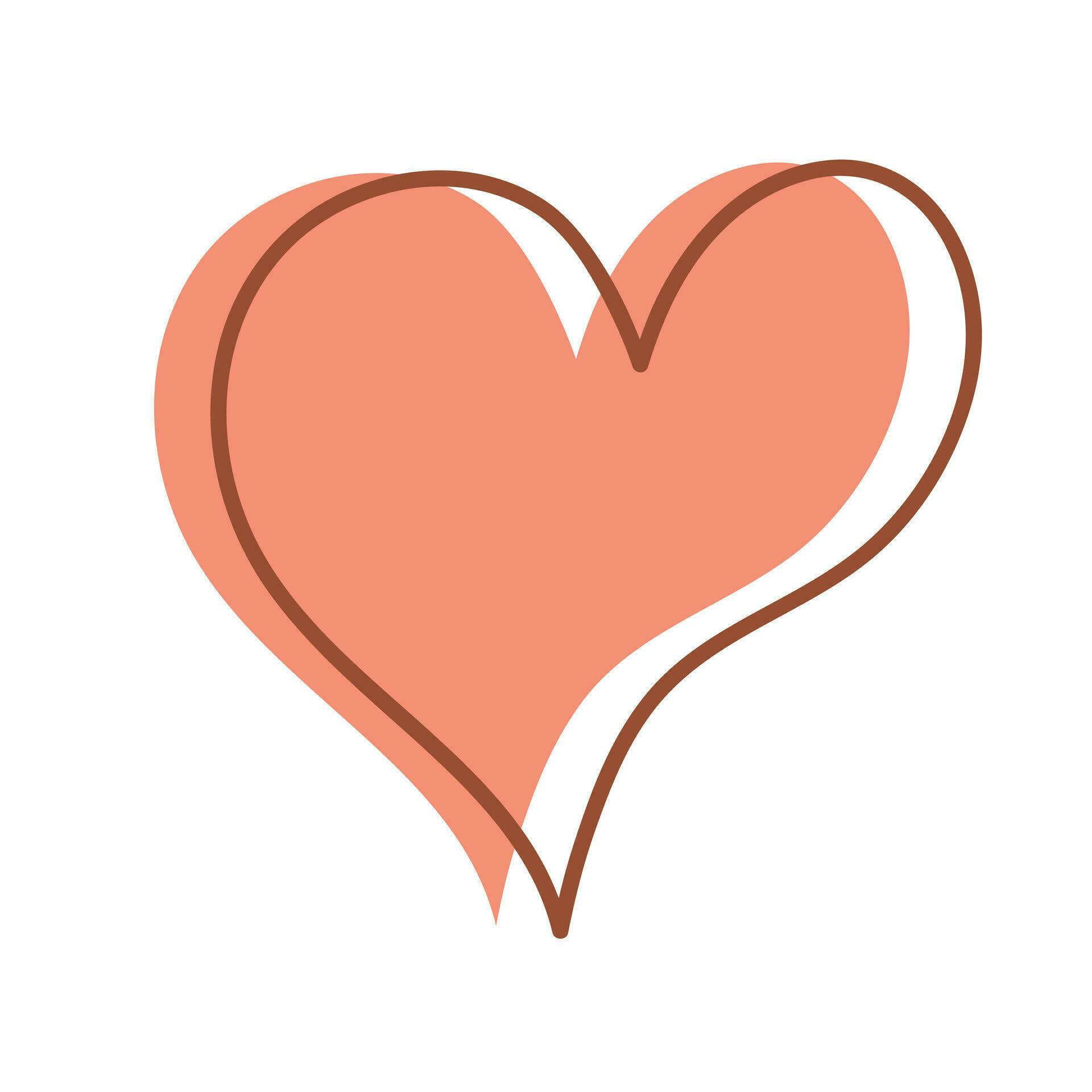 Decorative Boho Heart Abstract Geometric Element Aesthetic Symbol 30906358 Vector Art At Vecteezy