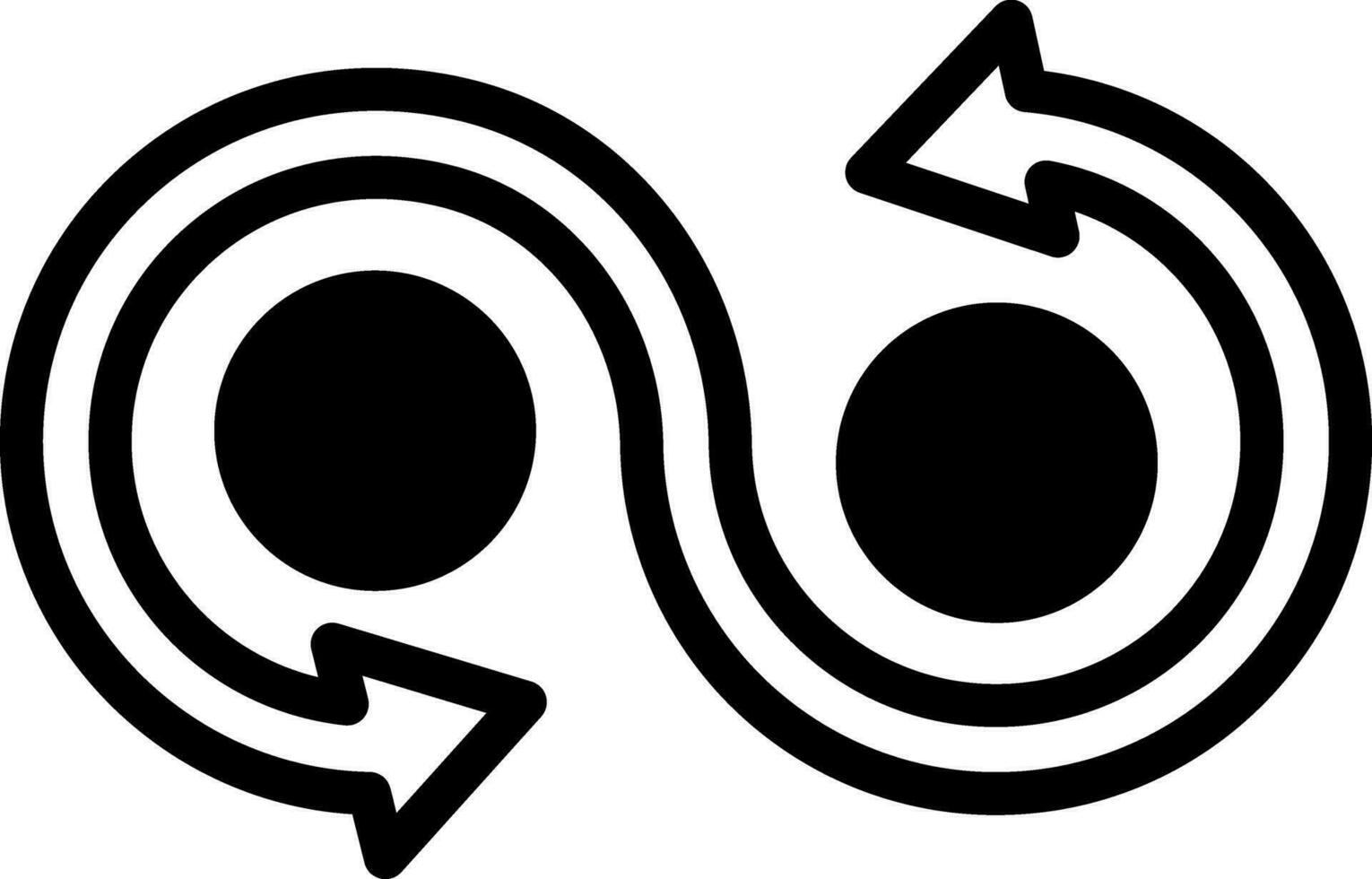 solid icon for loops 30911041 Vector Art at Vecteezy