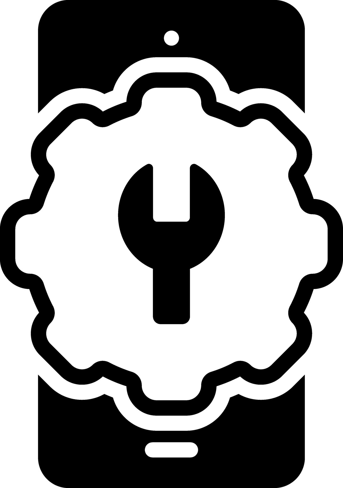 solid icon for optimization 30912241 Vector Art at Vecteezy