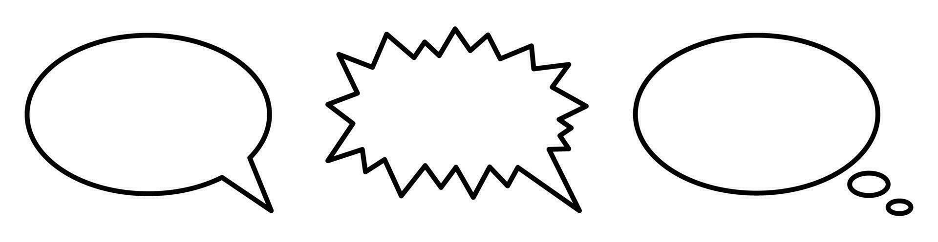 ilustración de diálogo historietas espacios para texto entrada 30922435 ...