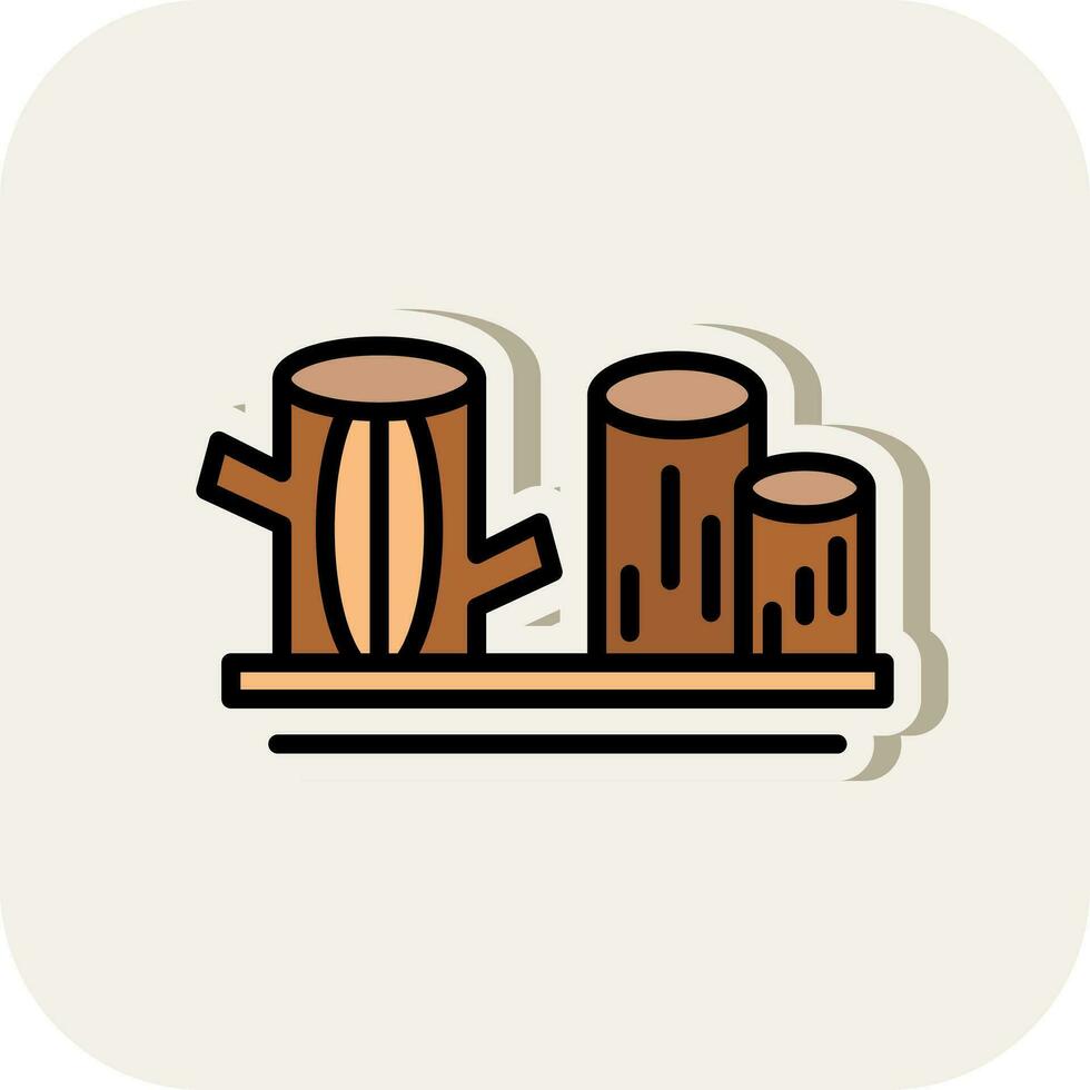 Logs Vector Icon Design 30926039 Vector Art at Vecteezy