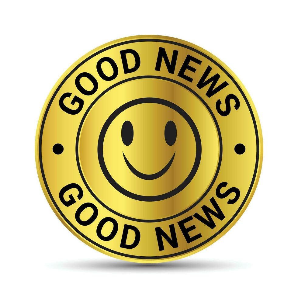 Great News Badge, Rubber Stamp, Banner, Tag, Emblem, Good News Label ...