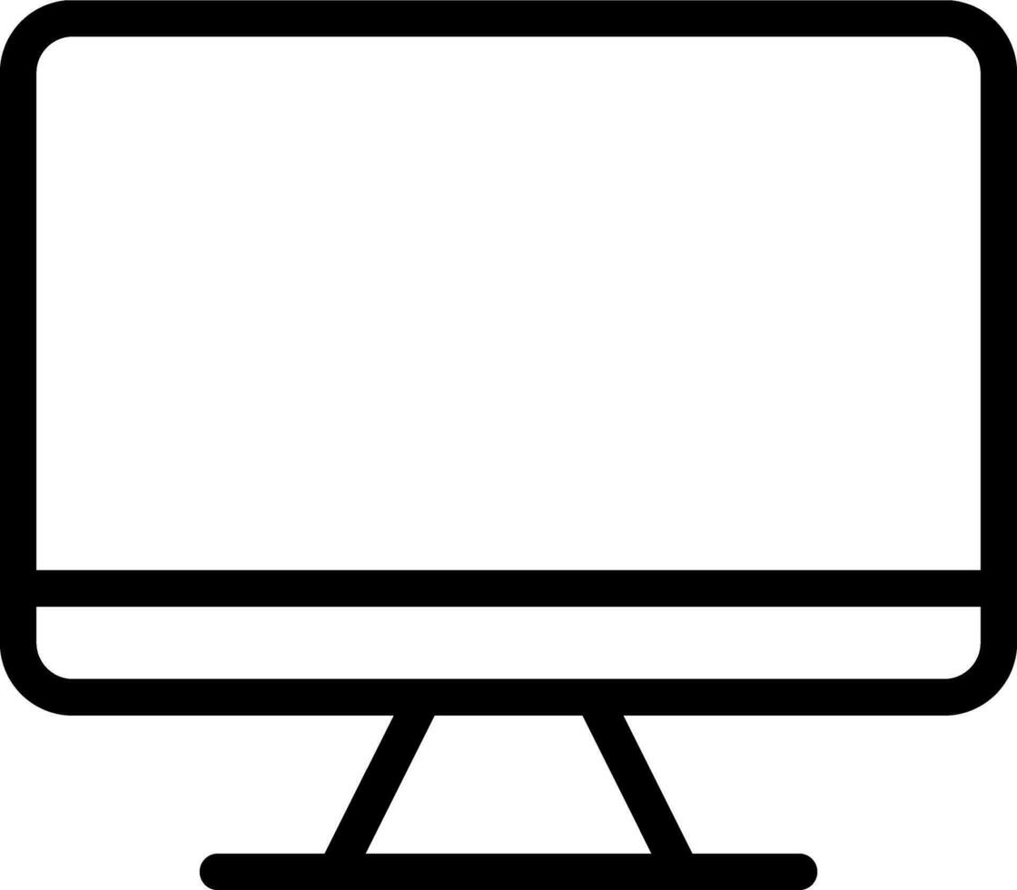 computer line icon 30929934 Vector Art at Vecteezy